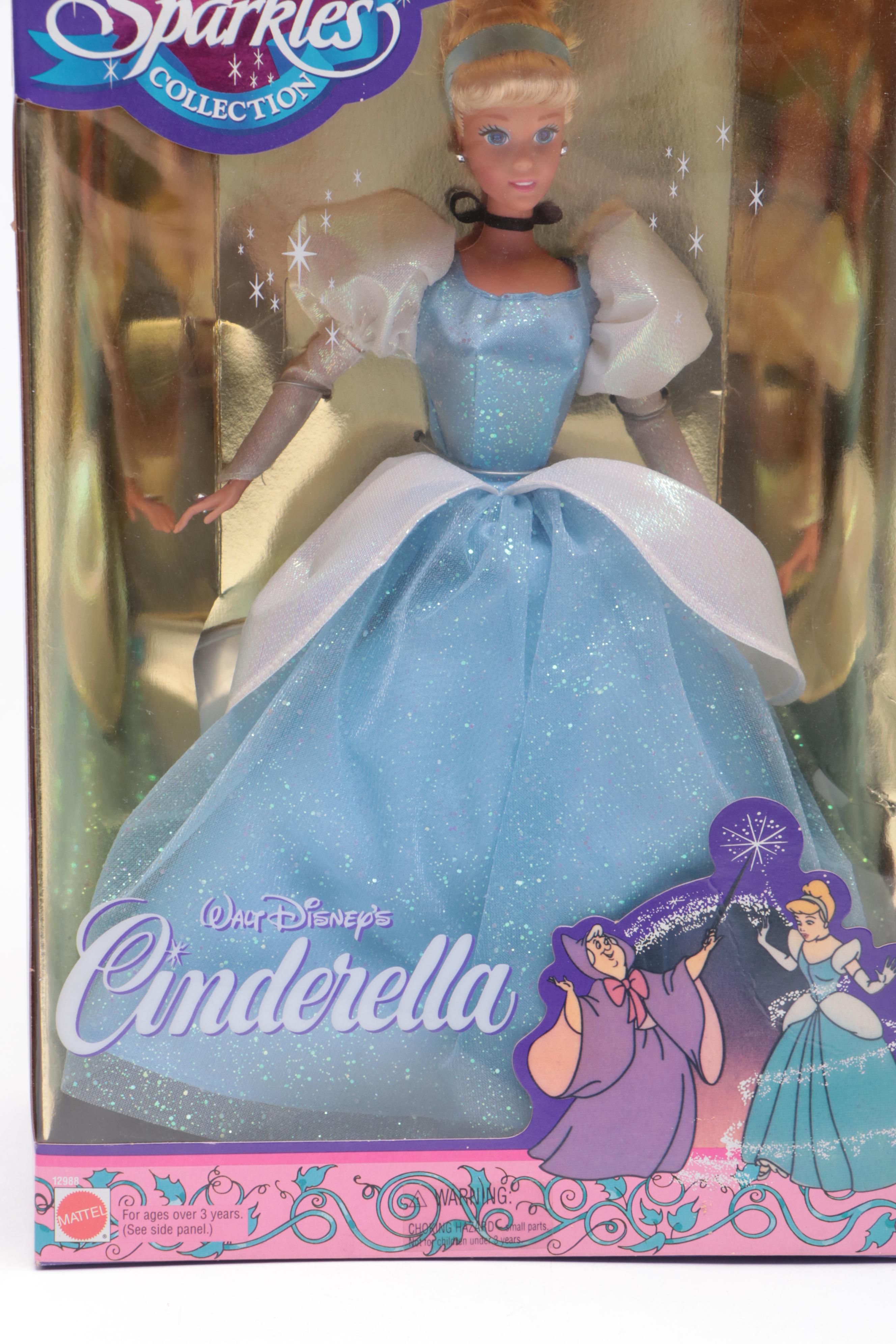 Mattel "Cinderella" Barbie Dolls, 1990s | Everything But The House
