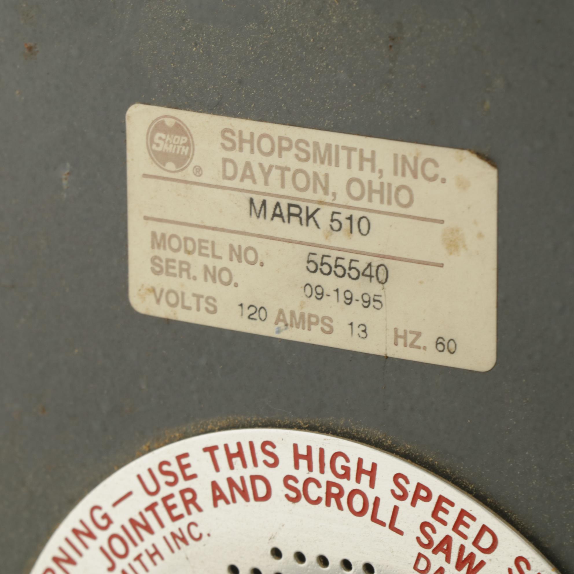 Shopsmith Mark 510 and Power Station with Table Saw, Band Saw and More ...
