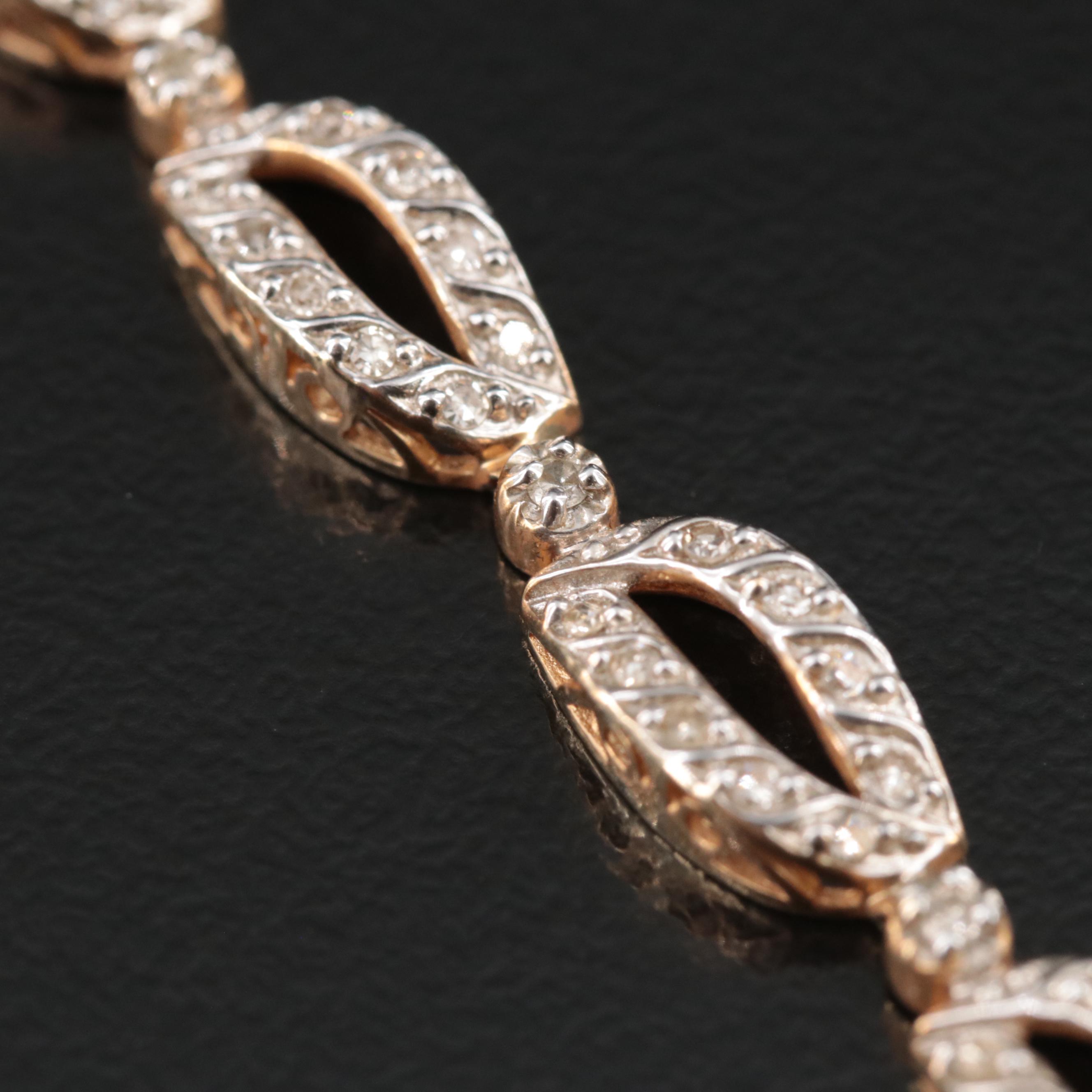 14K 0.89 CTW Diamond Bracelet | Everything But The House