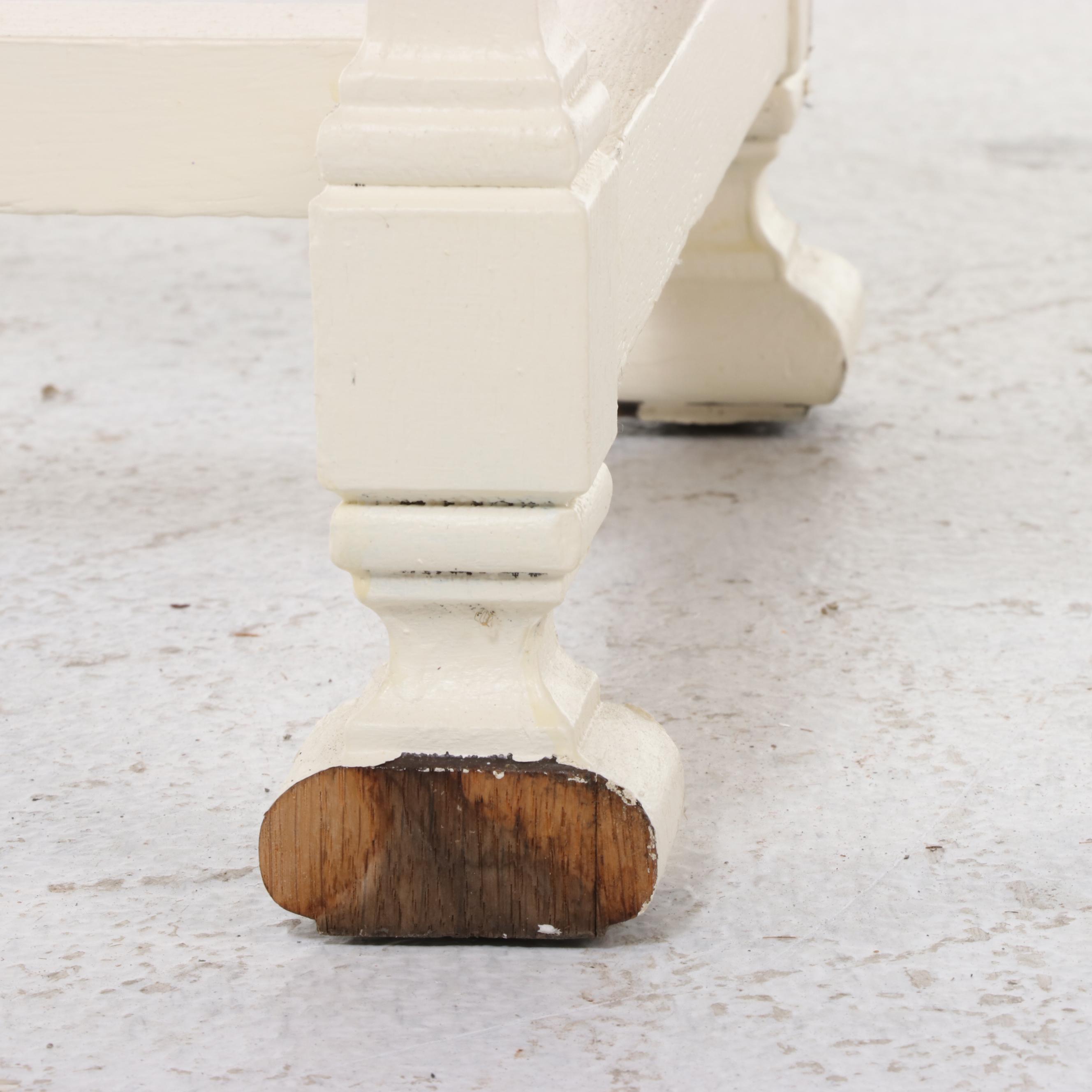 Neoclassical Style Cream-Painted Wood Display Cabinet | Everything But ...