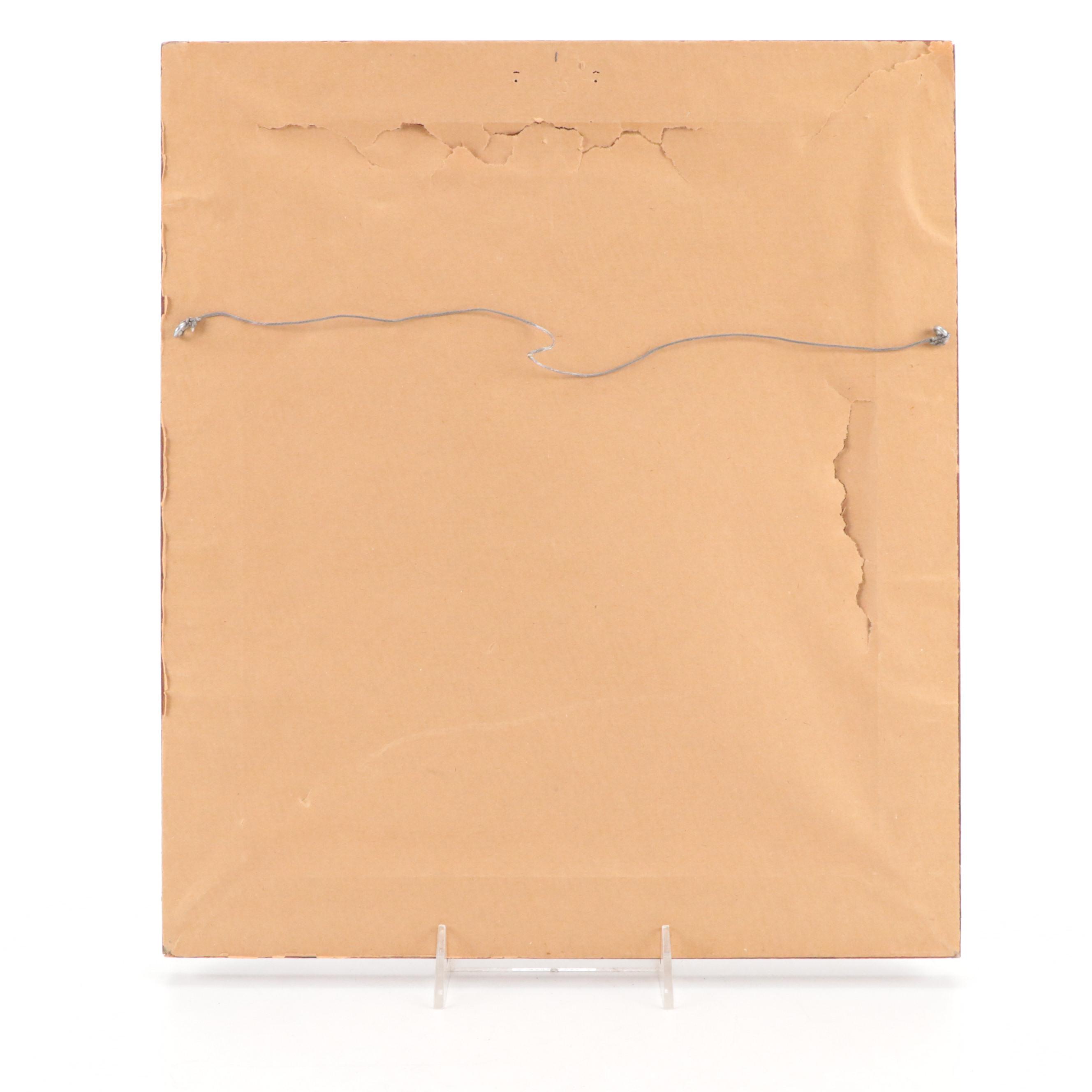 Bill Rank Oil Painting on Velvet "Strawberry Plant Theorem" | EBTH