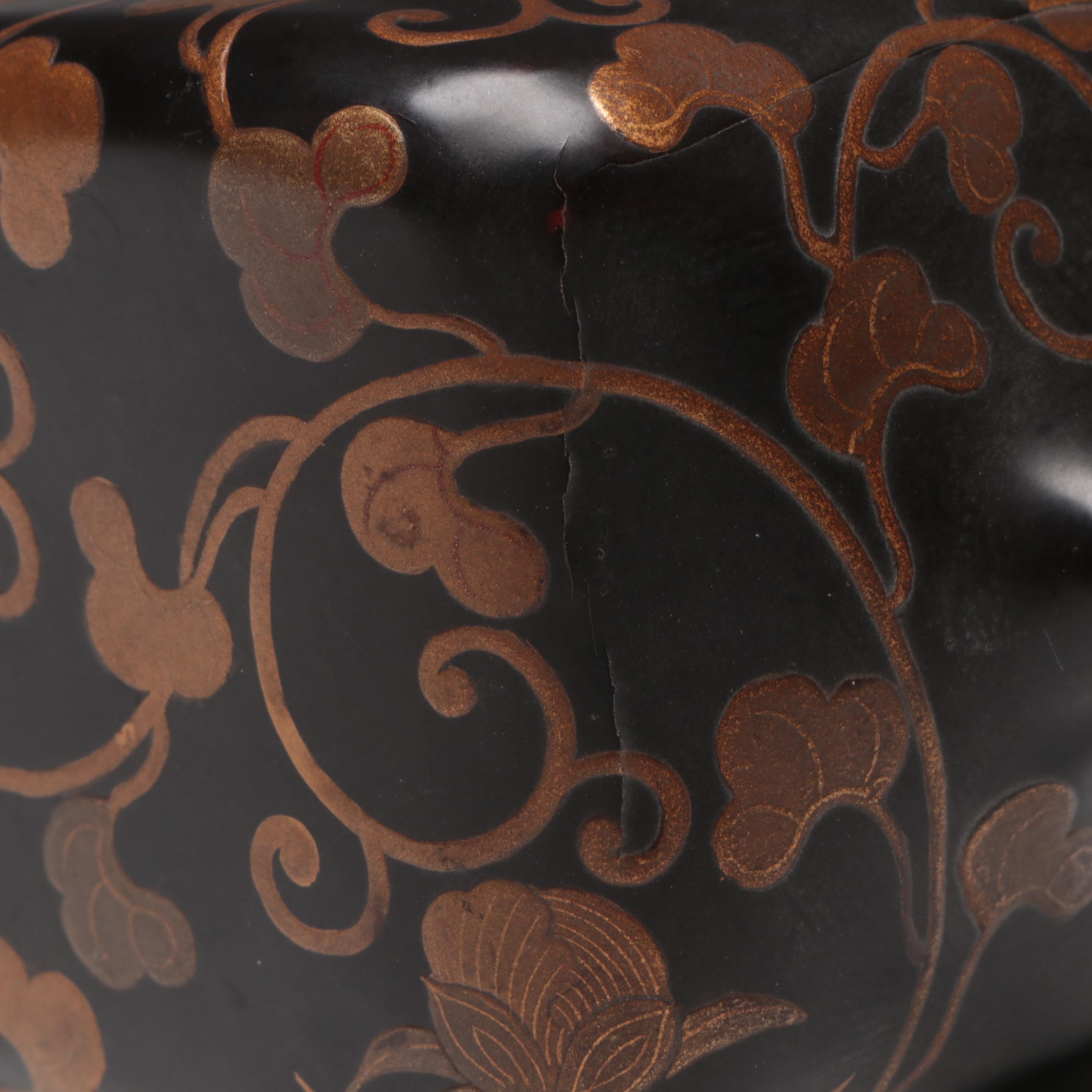 Japanese Meiji Period Lacquerware Vase | Everything But The House