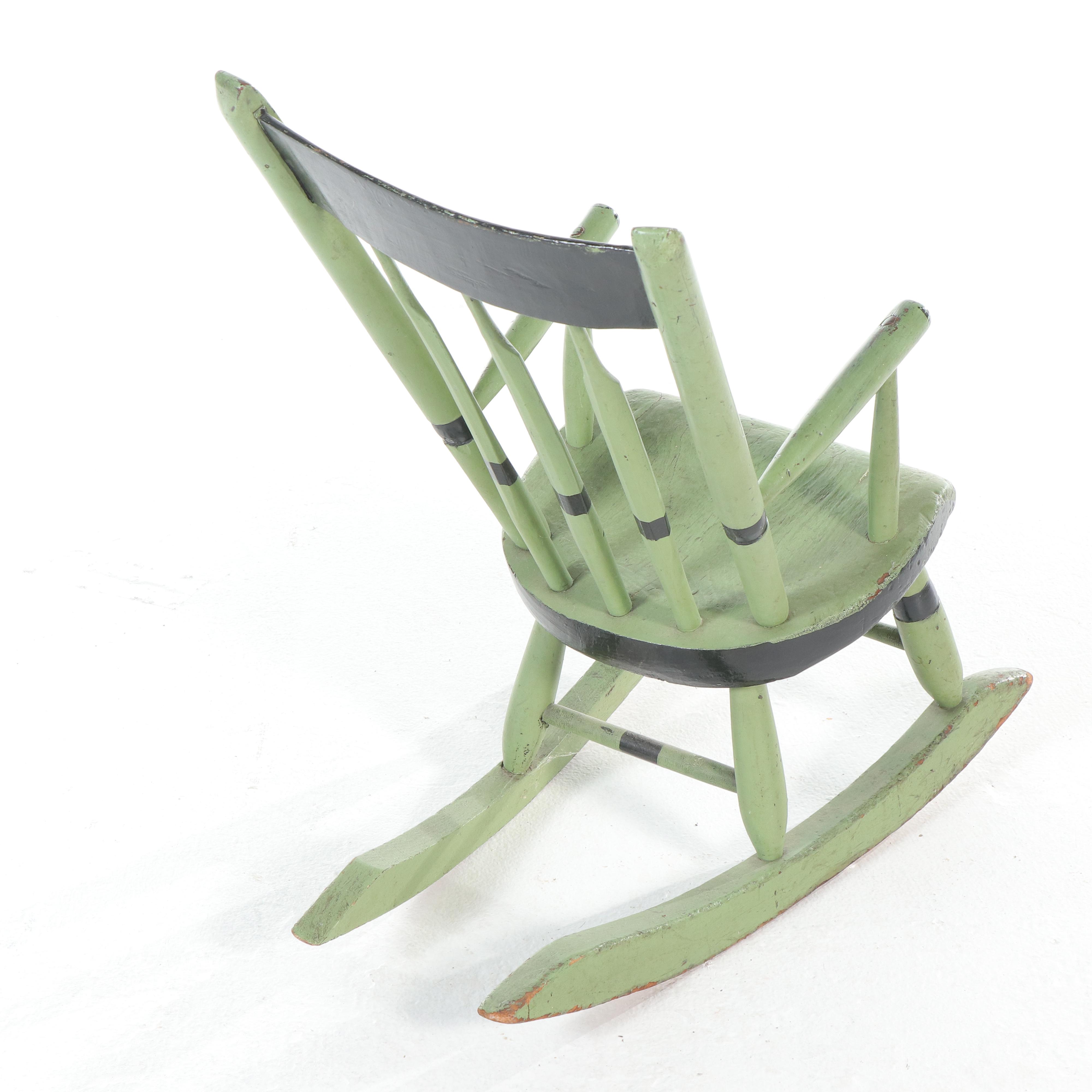 Two American Primitive Child's Rockers, 19th Century | Everything But ...