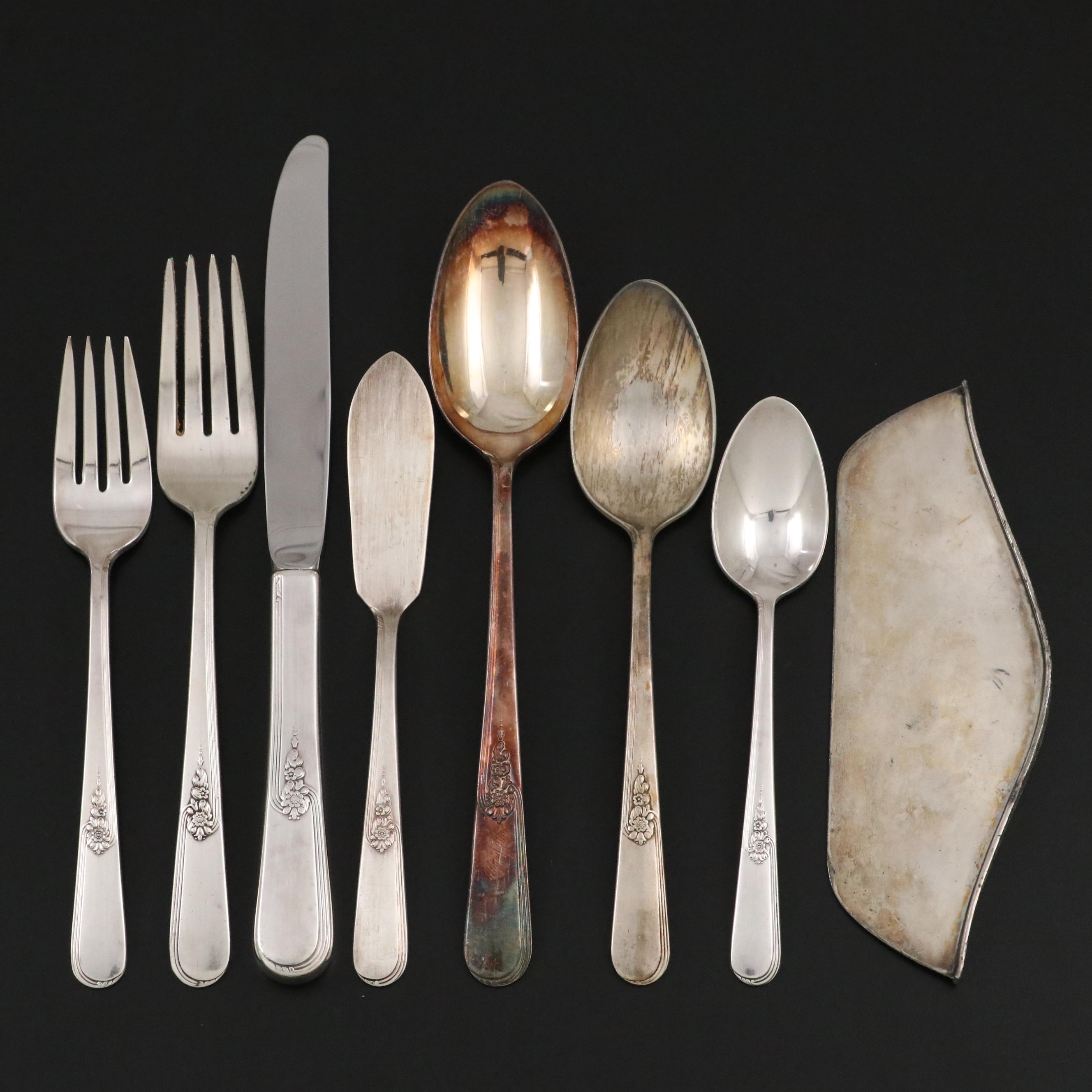 Holmes & Edwards "Youth" Silver Plate Flatware, Mid-20th C ...