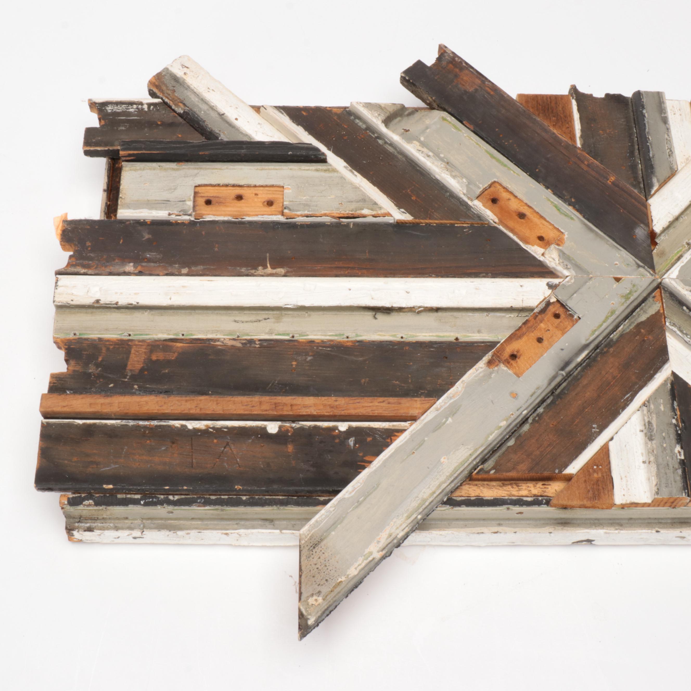 Industrial Style Reclaimed Wood Framing Panel Art and Other Wall Décor ...