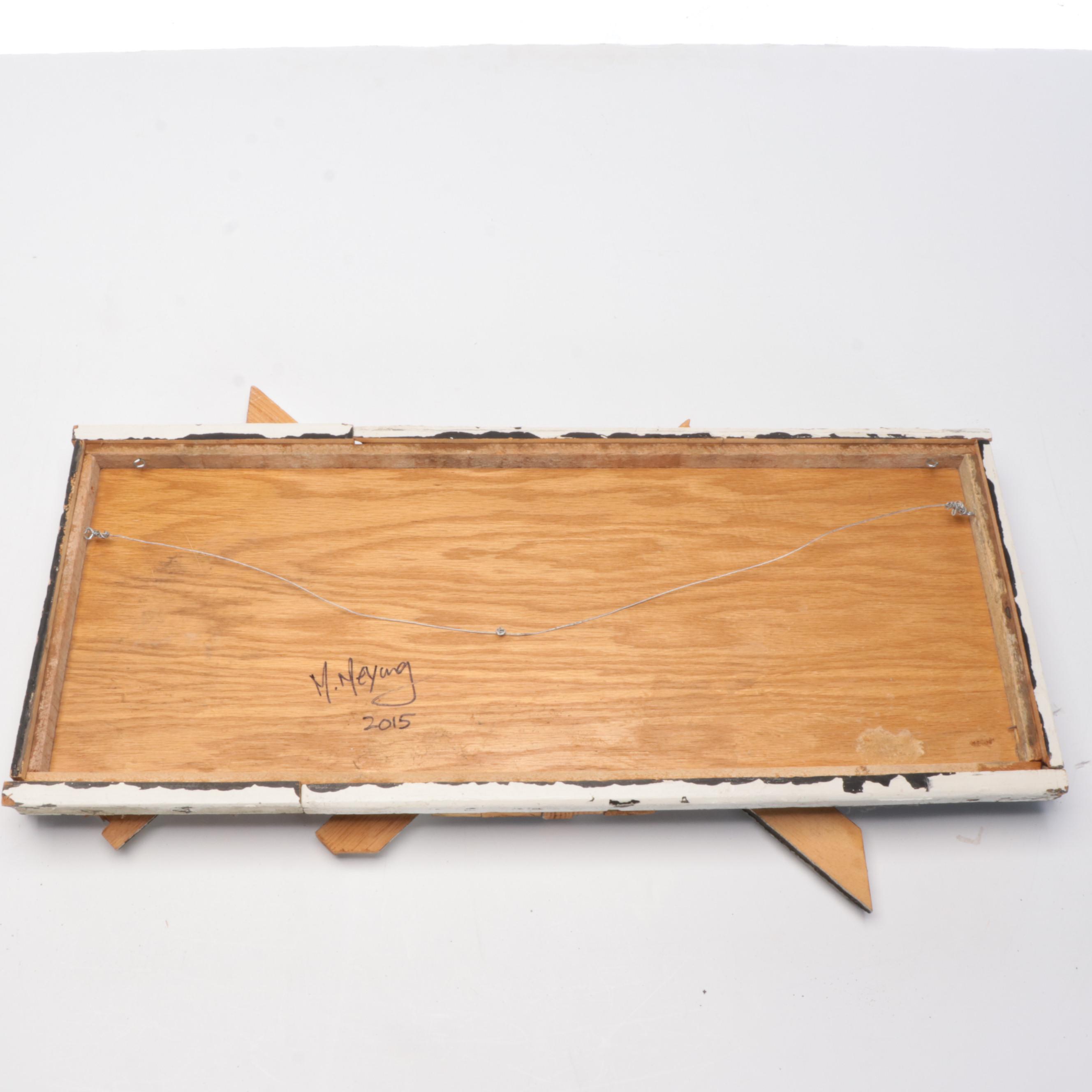 Industrial Style Reclaimed Wood Framing Panel Art and Other Wall Décor ...