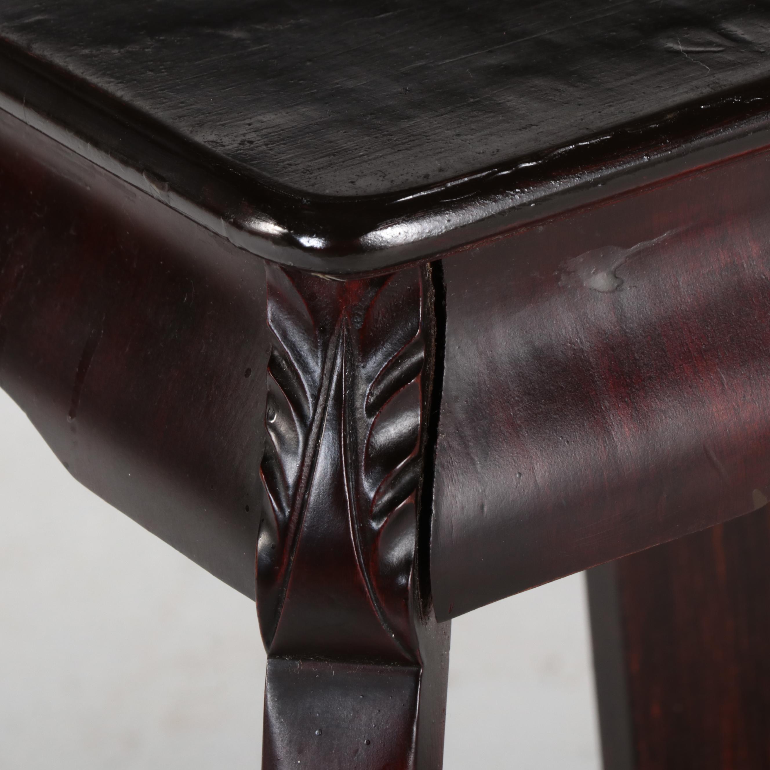 Pair of Queen Anne Mahogany Half Tables | Everything But The House