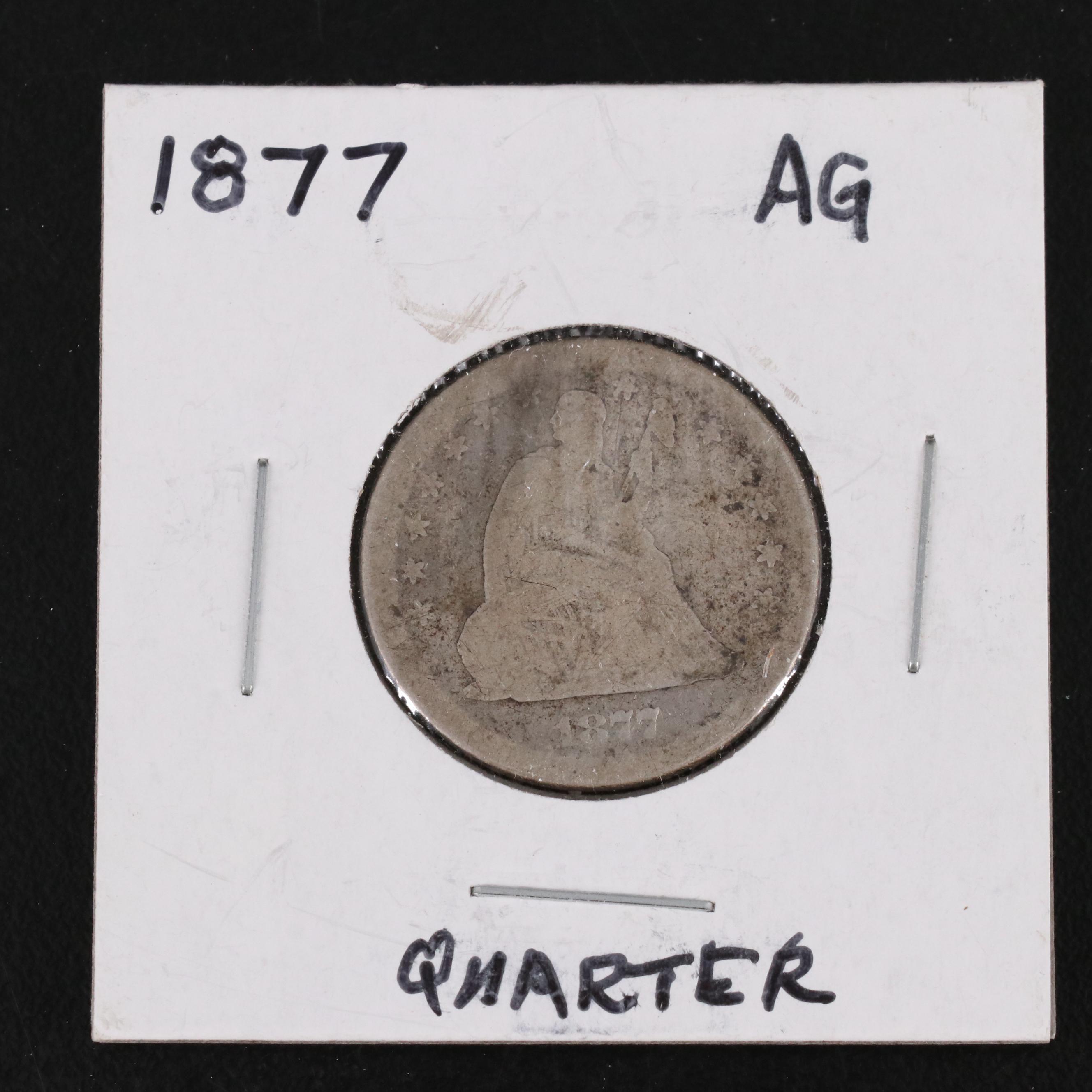 Collection of Ten Seated Liberty Quarters | Everything But The House