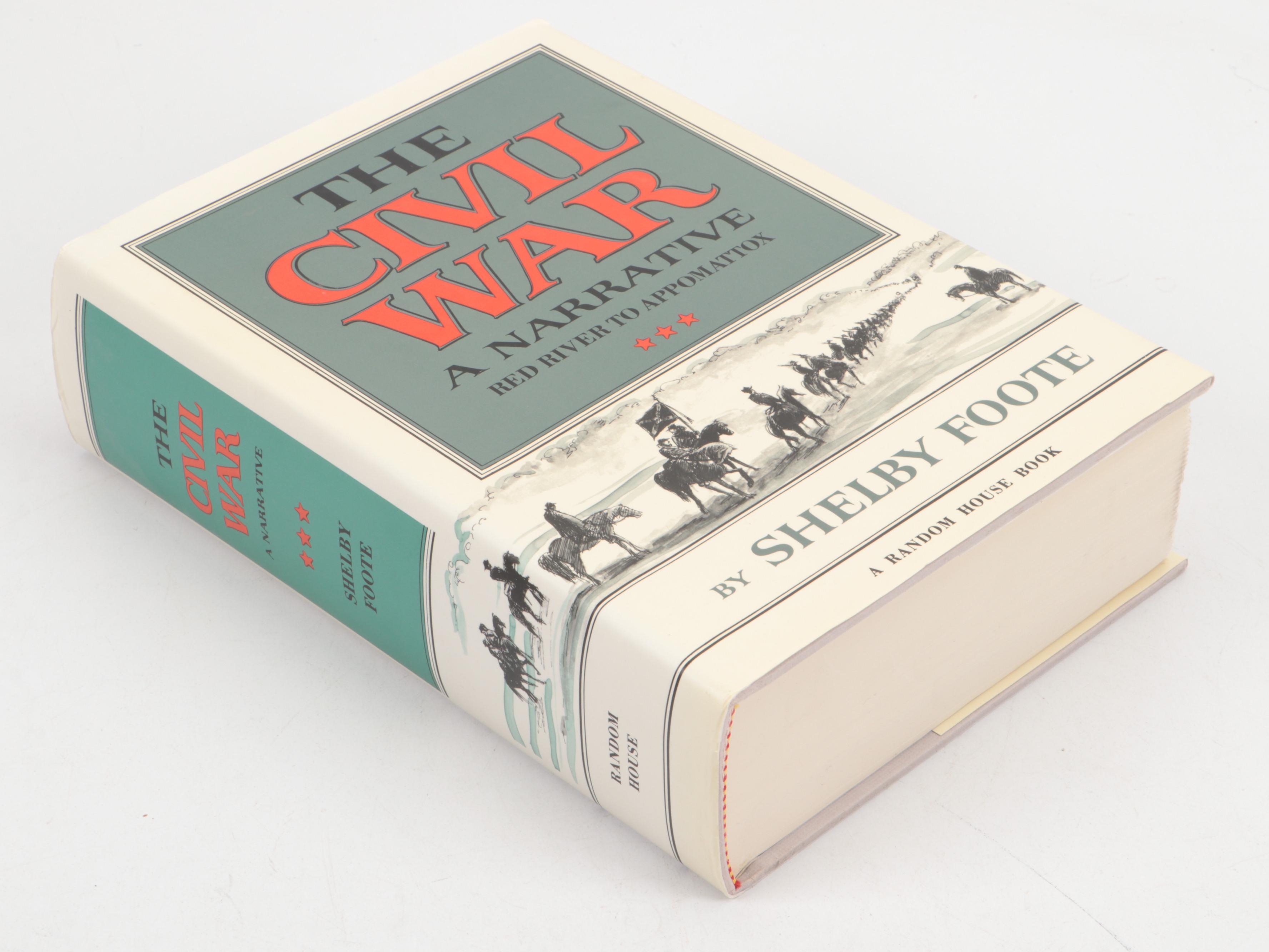 Book Club Edition "The Civil War: A Narrative" Three-Volume Set by ...