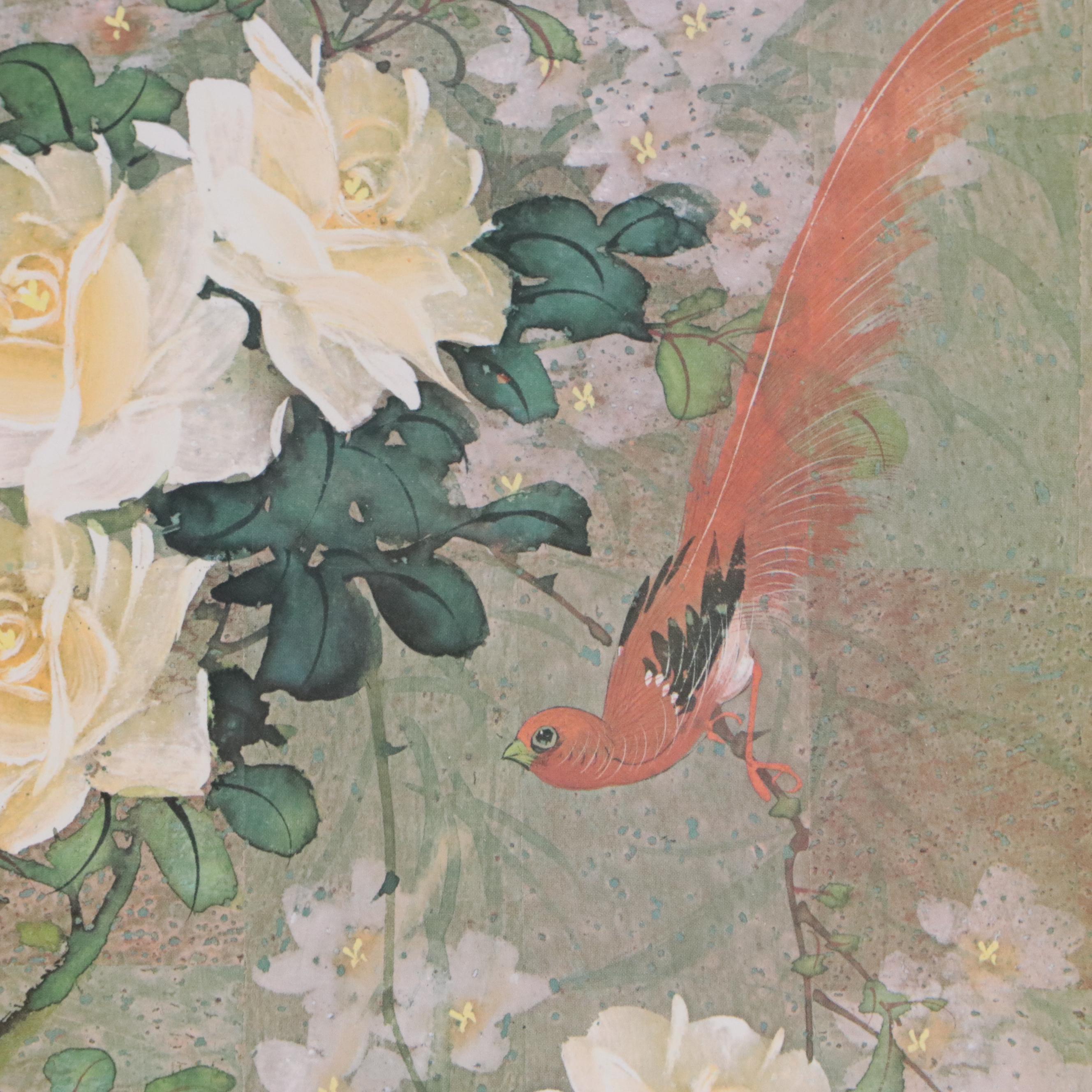 Floral Offset Lithographs After L. Gaydos of Iris and More | EBTH