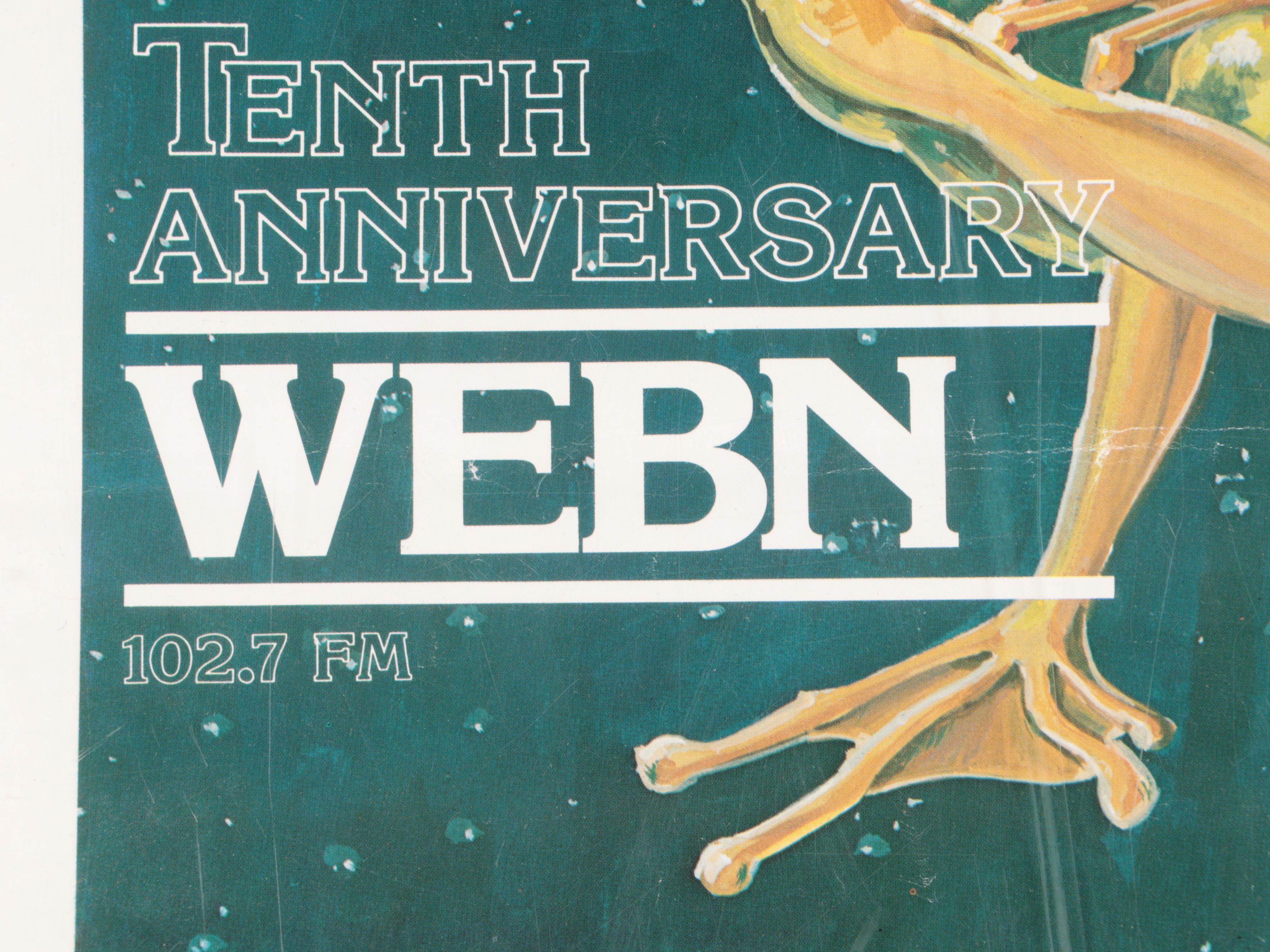 WEBN and WVXU Vinyl Records with Poster and More, Late 20th Century ...