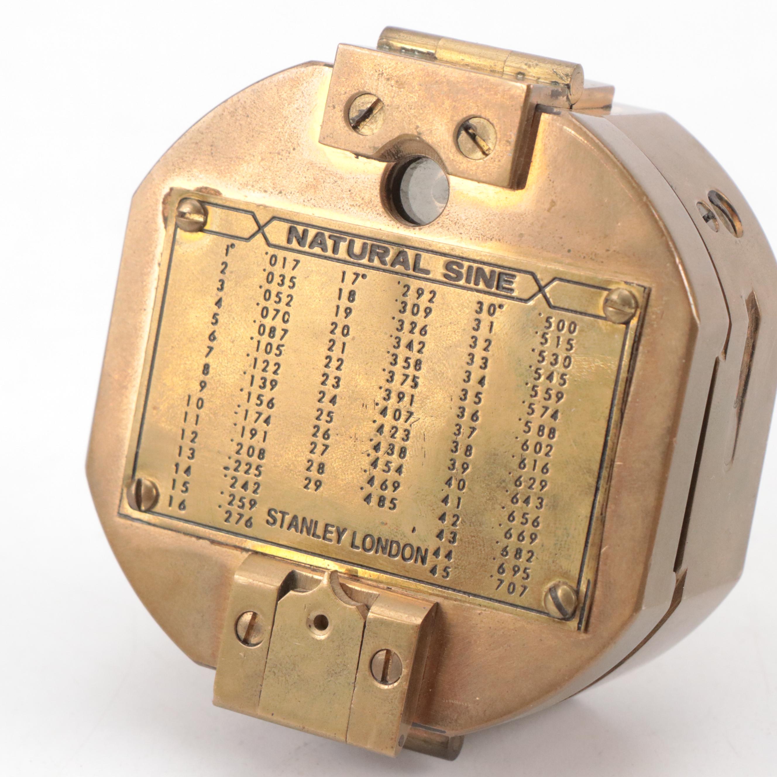 Ross London Wood and Brass Nautical Spyglass with Stanley London ...