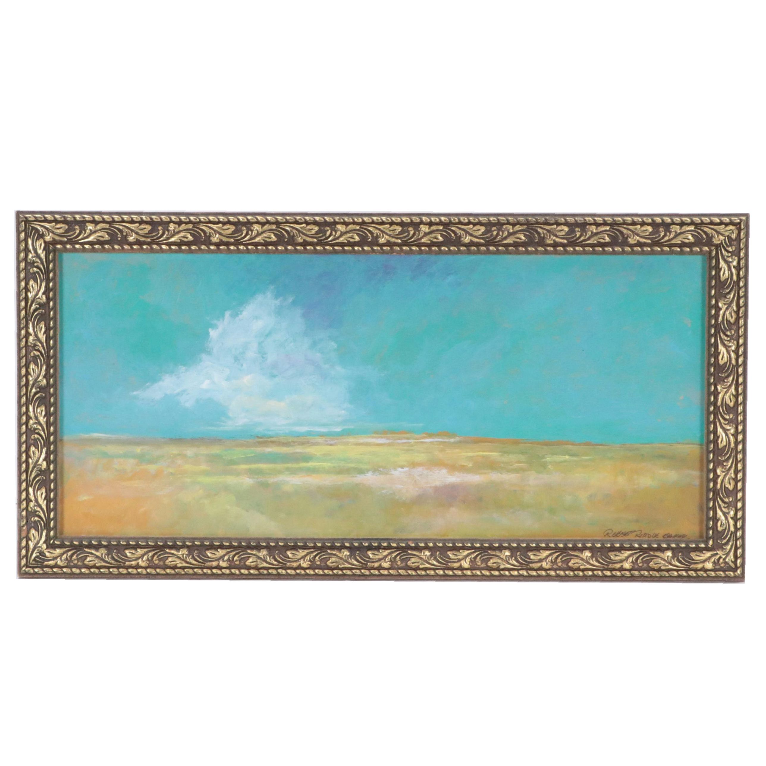 Robert Riddle Baker Landscape Acrylic Paintings, 2020 | Everything But ...