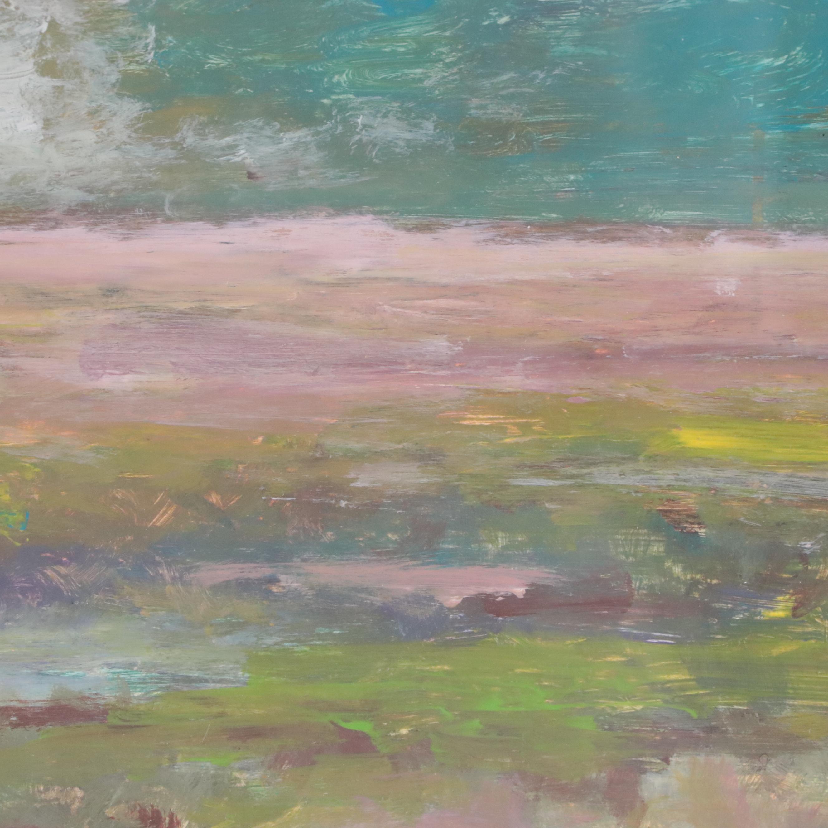 Robert Riddle Baker Landscape Acrylic Painting "Spring Rising," 2021 | EBTH