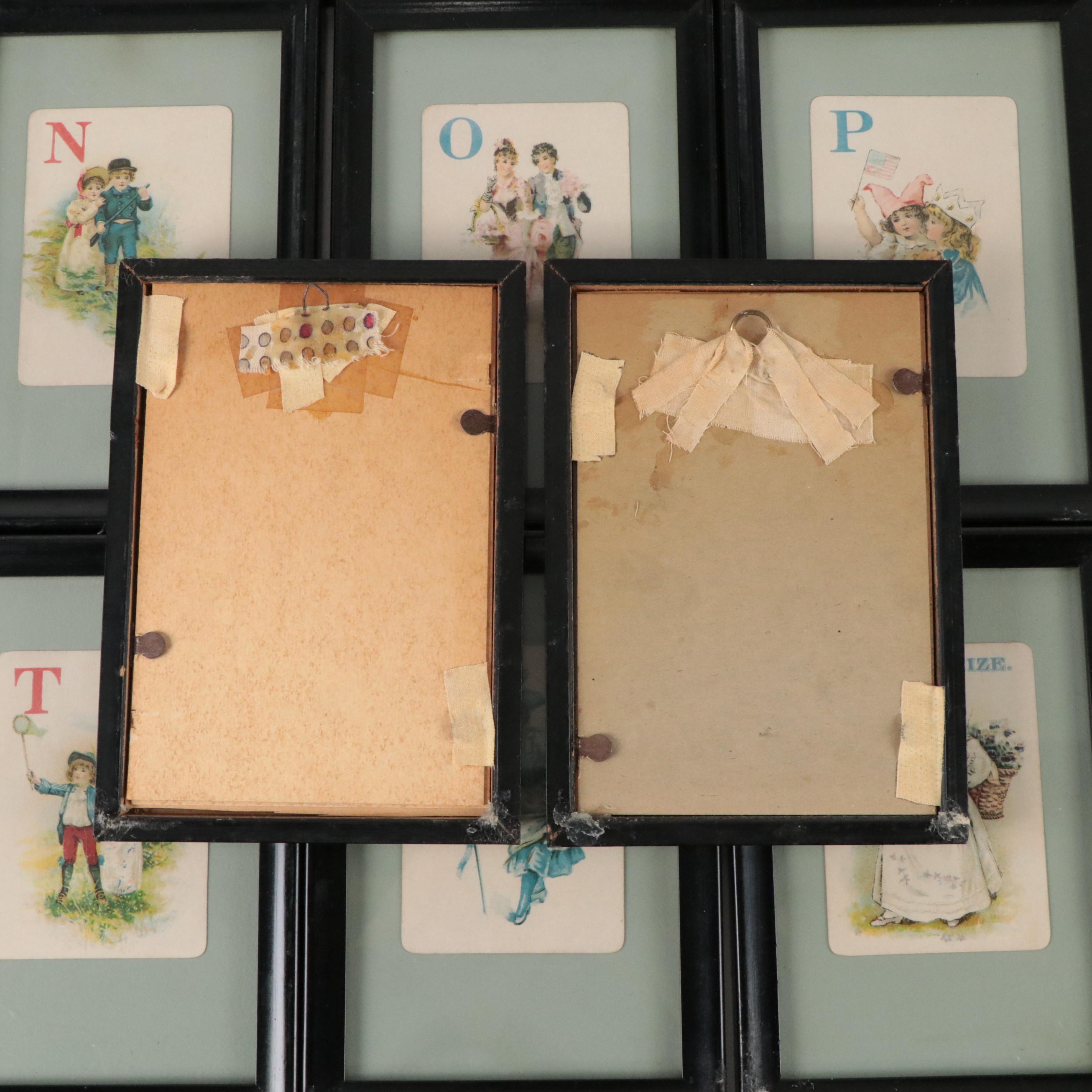 26 Alphabet Playing Cards in Frames | Everything But The House