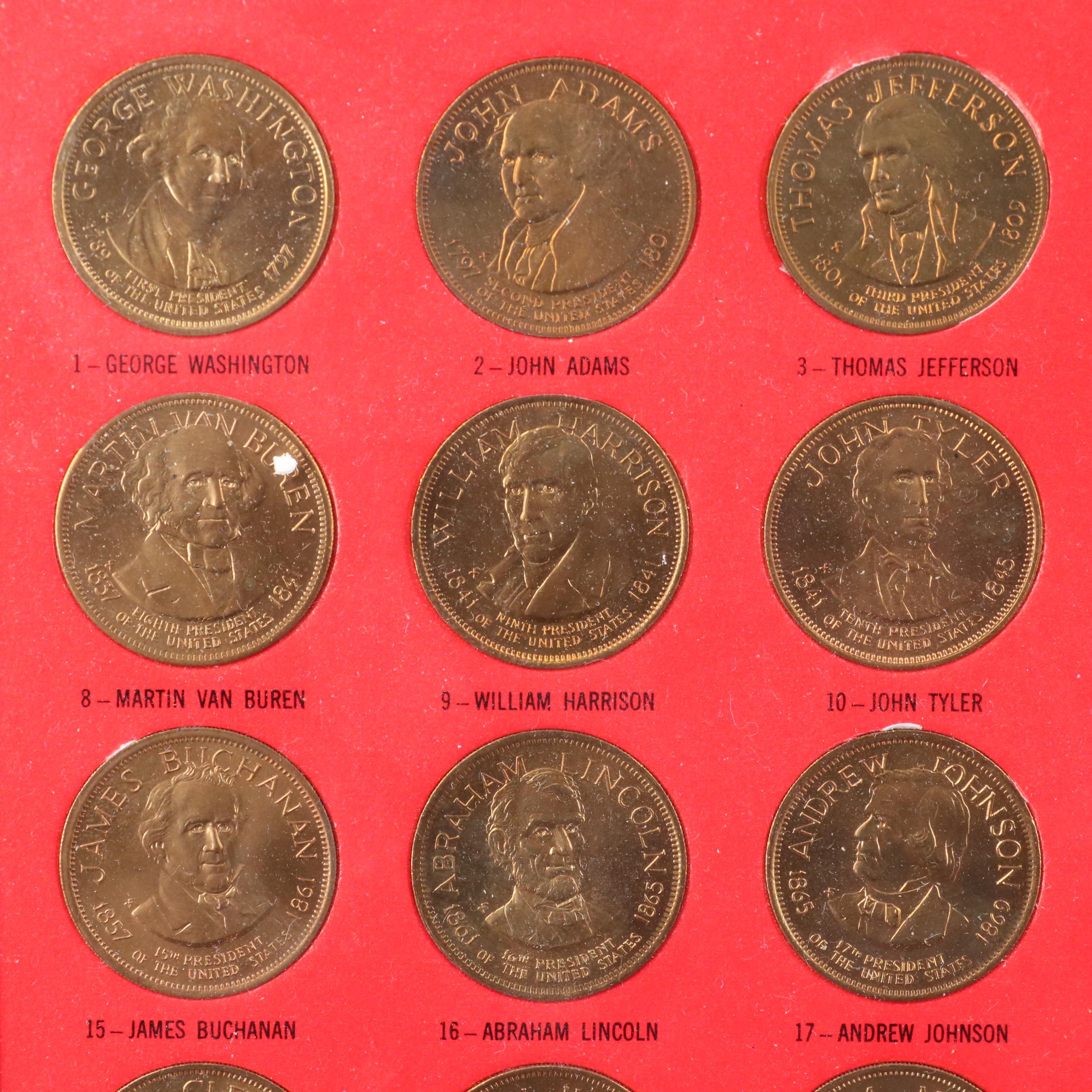 "Presidential Hall of Fame" Commemorative Token Set | EBTH