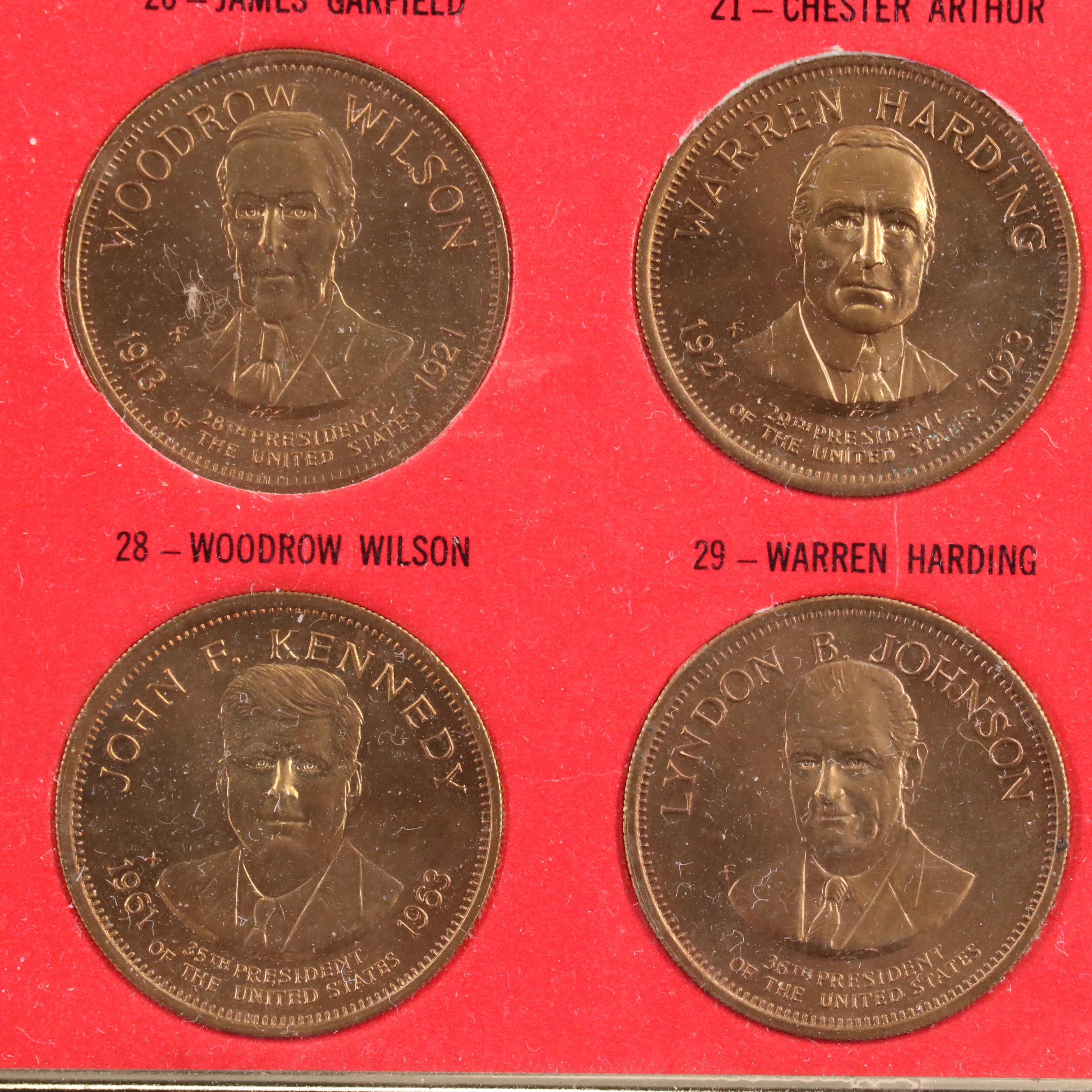 "Presidential Hall of Fame" Commemorative Token Set | Everything But ...