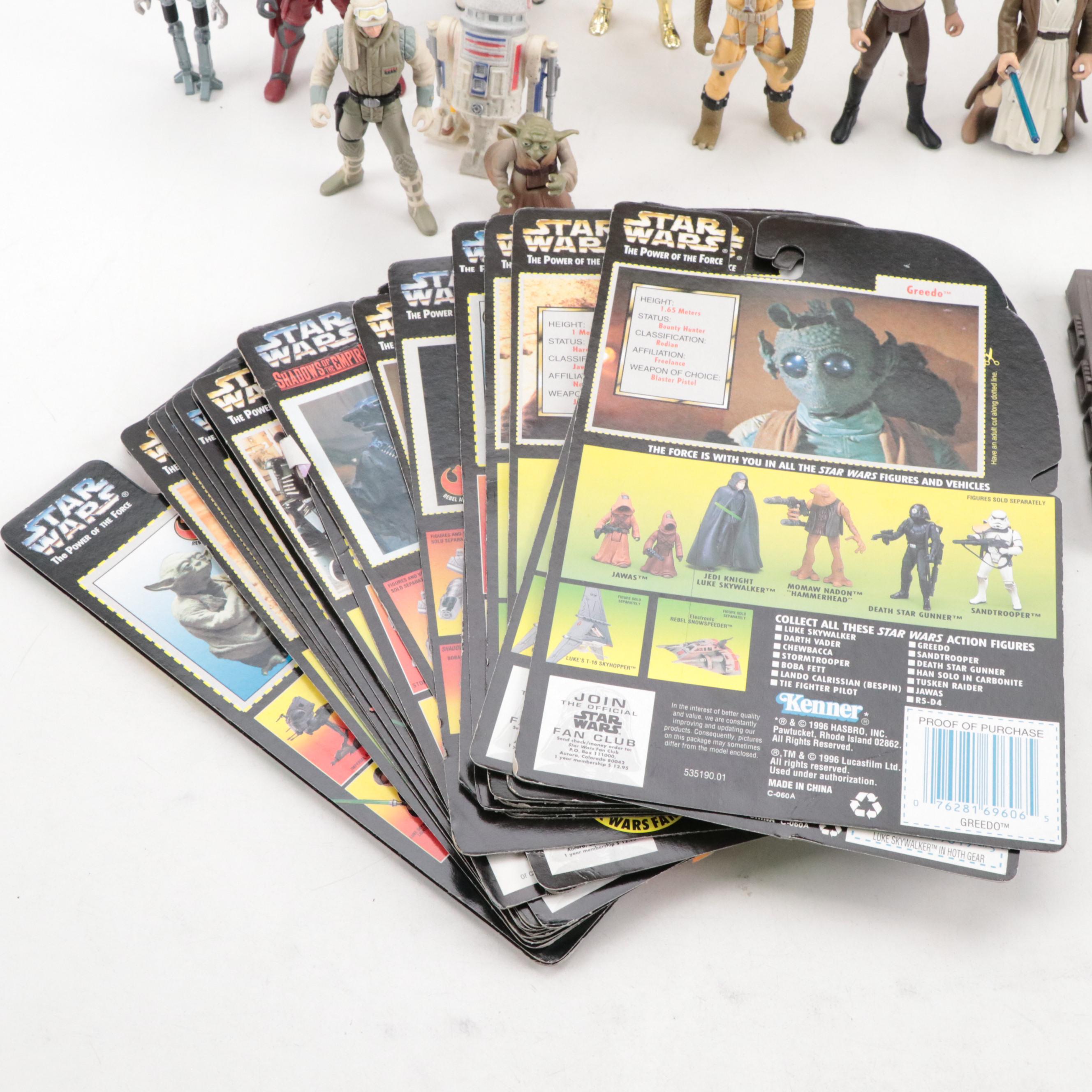 Star Wars Action Figures and Weapon Accessories with C-3PO Storage Case ...