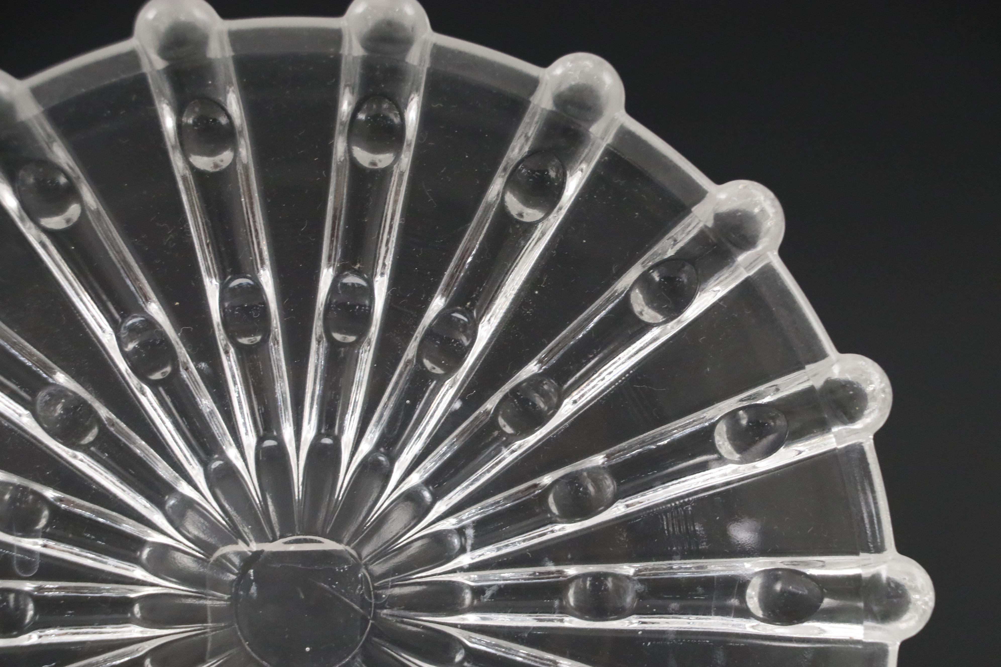 Imperial Glass-Ohio "Broken Column Clear" Glass Dinnerware and Serving ...