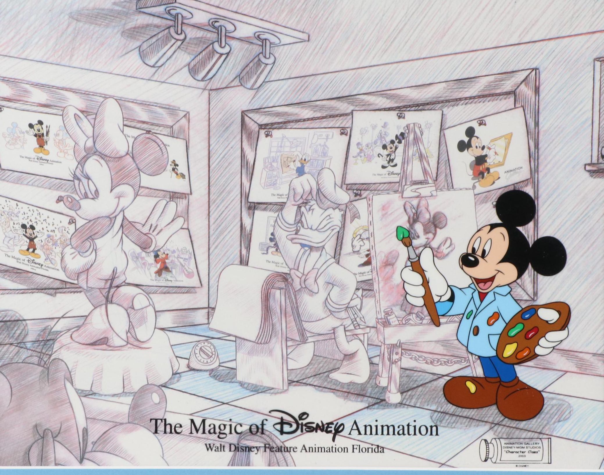 Disney Mickey Mouse Sericel "The Magic of Disney Animation," 2003 | EBTH