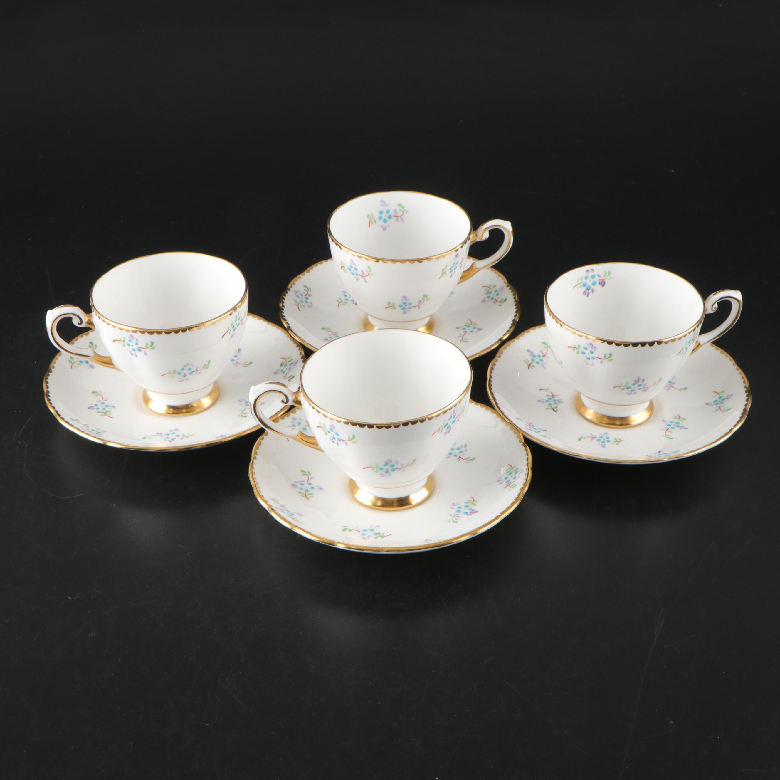 Tuscan Bone China Coffee Set, 20th Century | Everything But The House