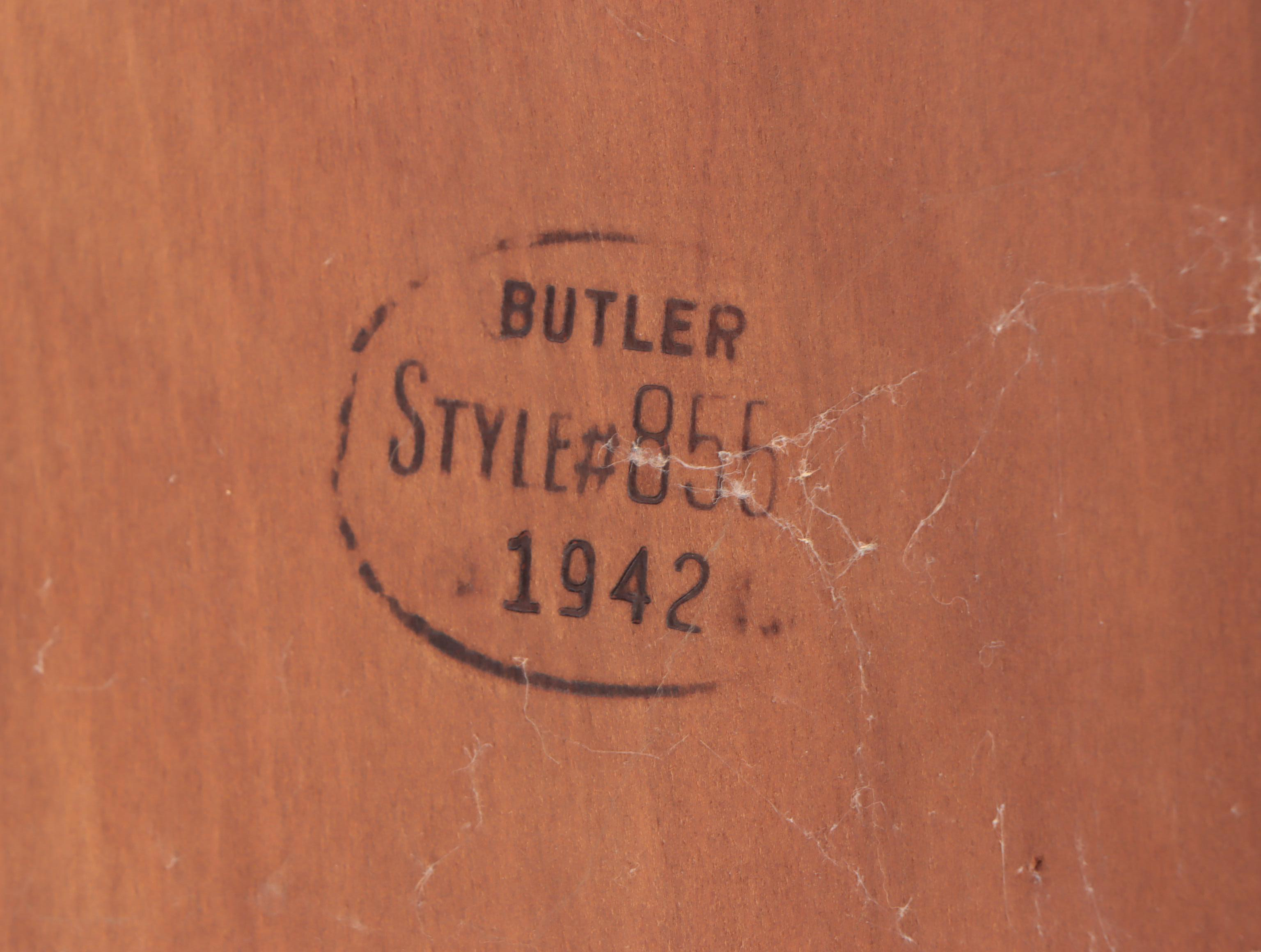 Butler Style 855 Wooden Magazine Rack, 1942 | Everything But The House