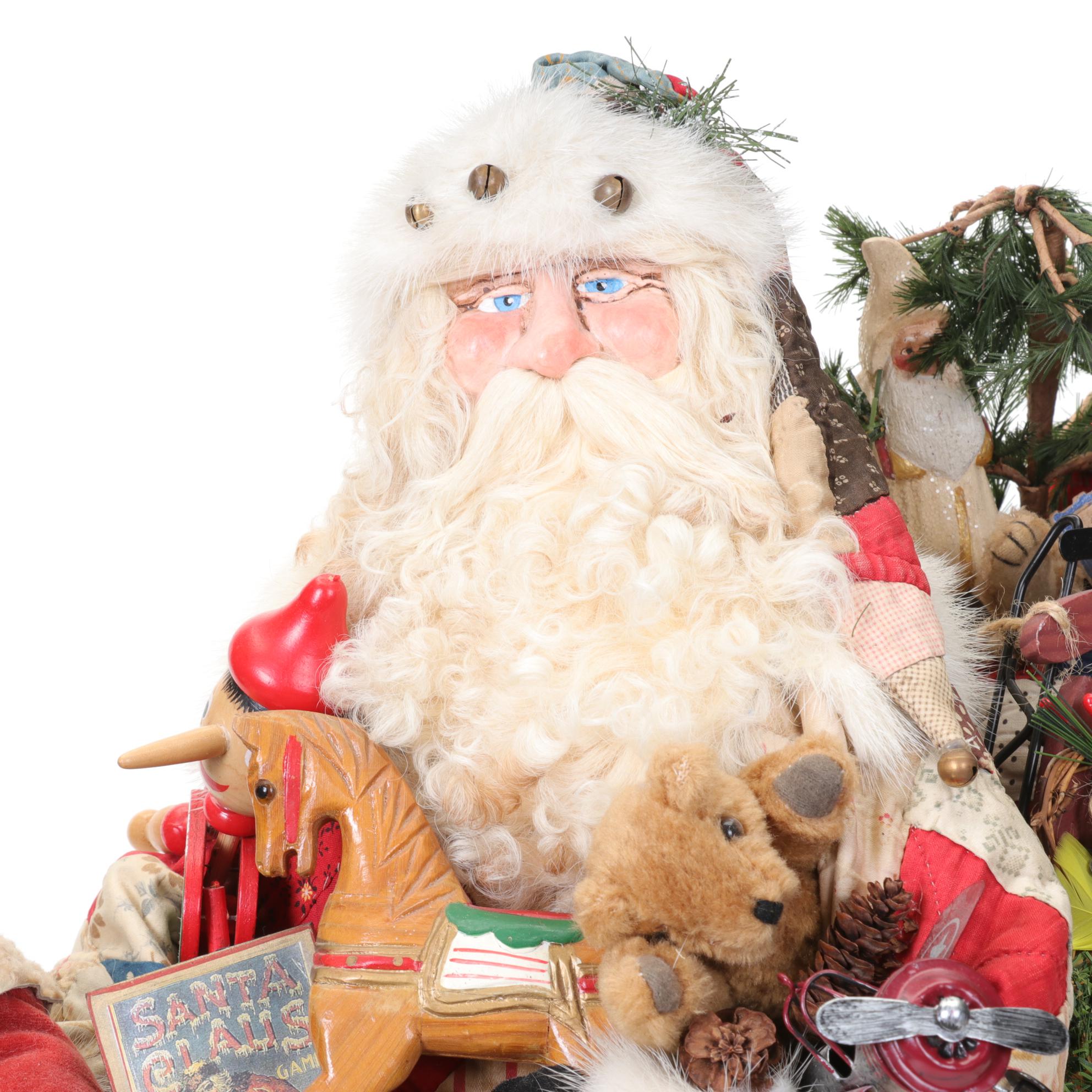 Brian Kidwell Victorian Santa and Sleigh Figurine, 2017 | Everything ...