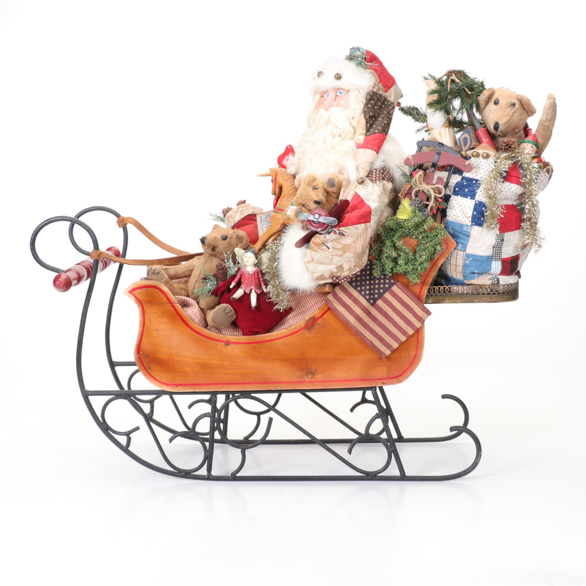 Brian Kidwell Victorian Santa and Sleigh Figurine, 2017 | Everything ...