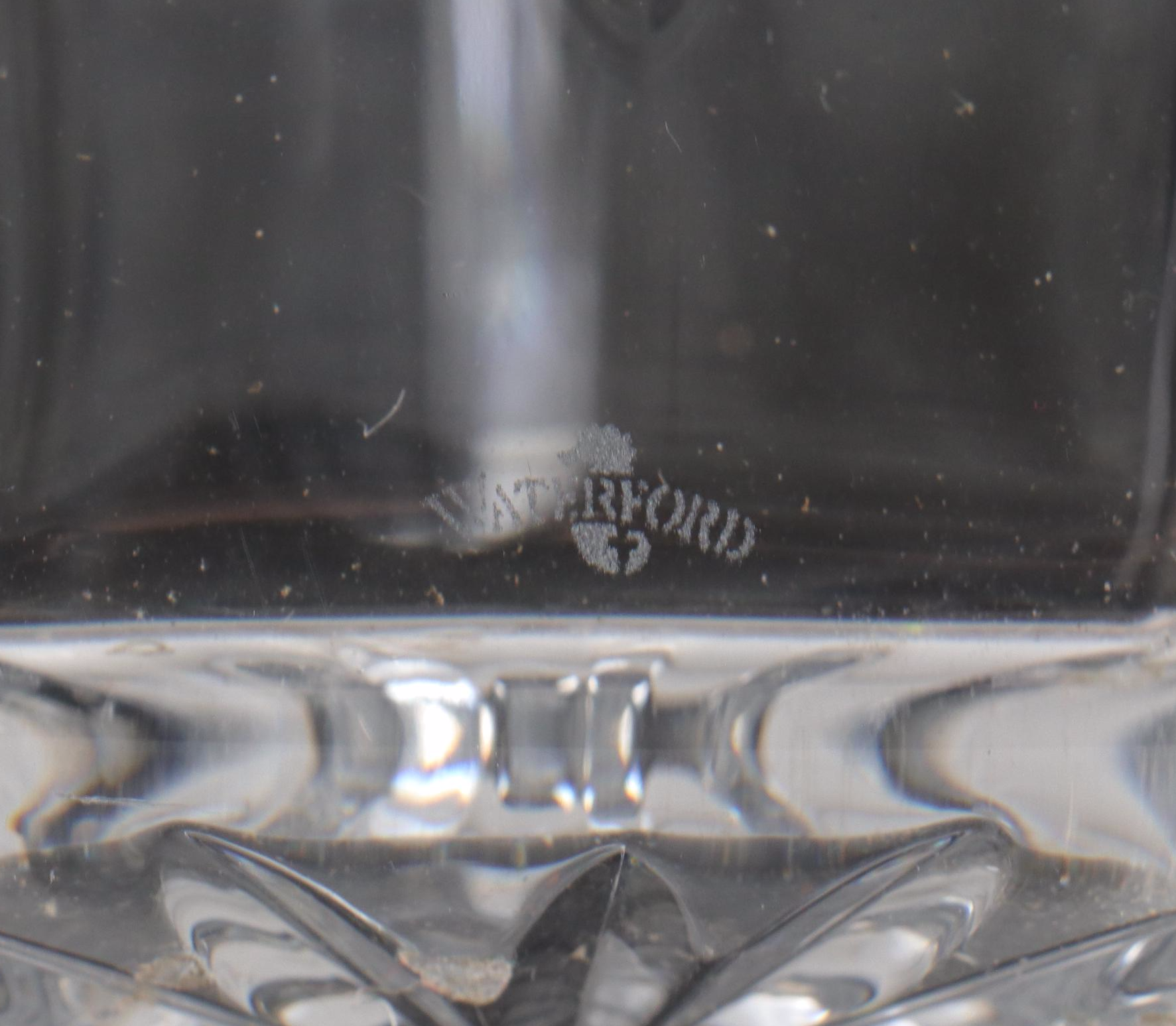 Waterford Crystal "Preston" Vase and "Inishmore" Crystal Parlor Lamp ...