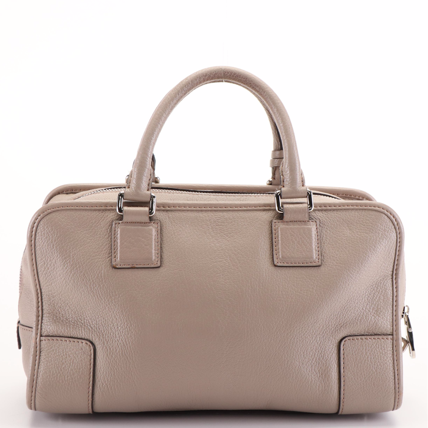 Loewe Amazona 28 Top Handle Bag in Taupe Leather | Everything But The House Loewe Amazona 28 Top Handle Bag in Taupe Leather | Everything But The House