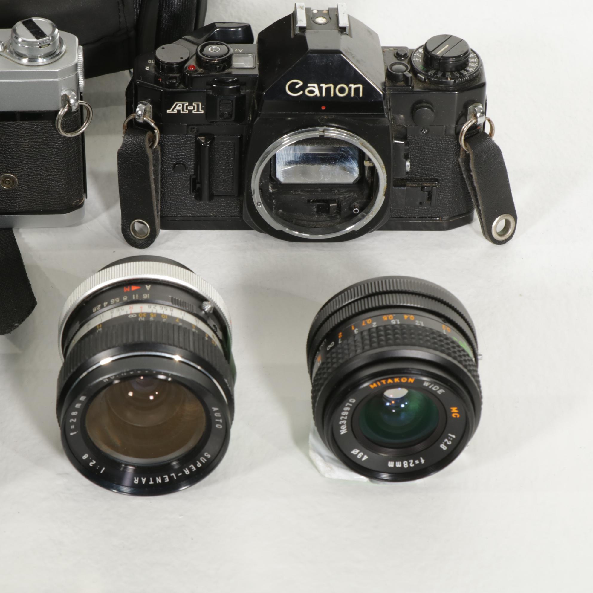 Canon 35mm Camera Bodies, Various Lenses and More | Everything But The ...
