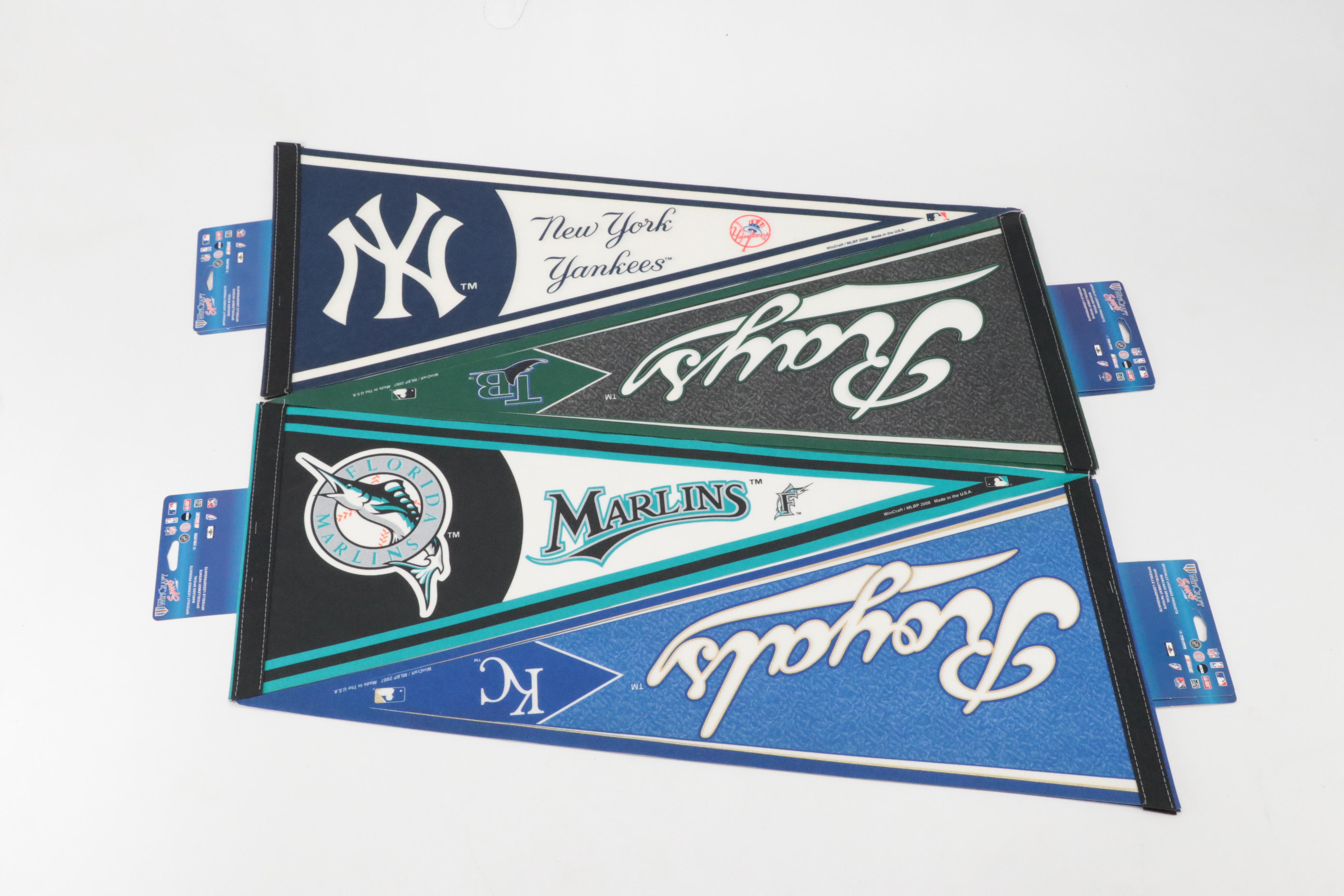 MLB Pennants Featuring Chicago Cubs, Arizona Diamondbacks, and More | EBTH