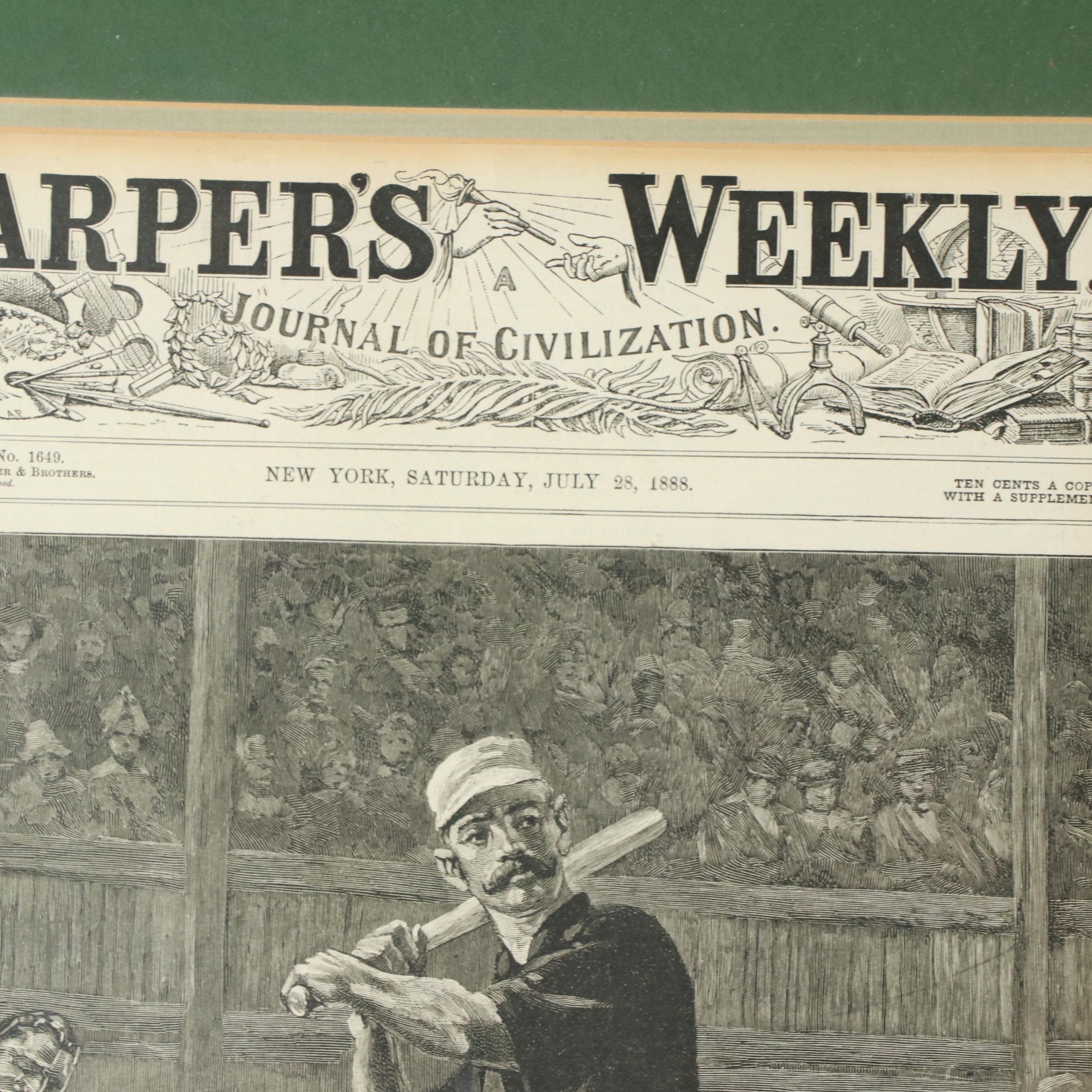 Harper's Weekly Cover Pages, 1888 and 1889 | Everything But The House