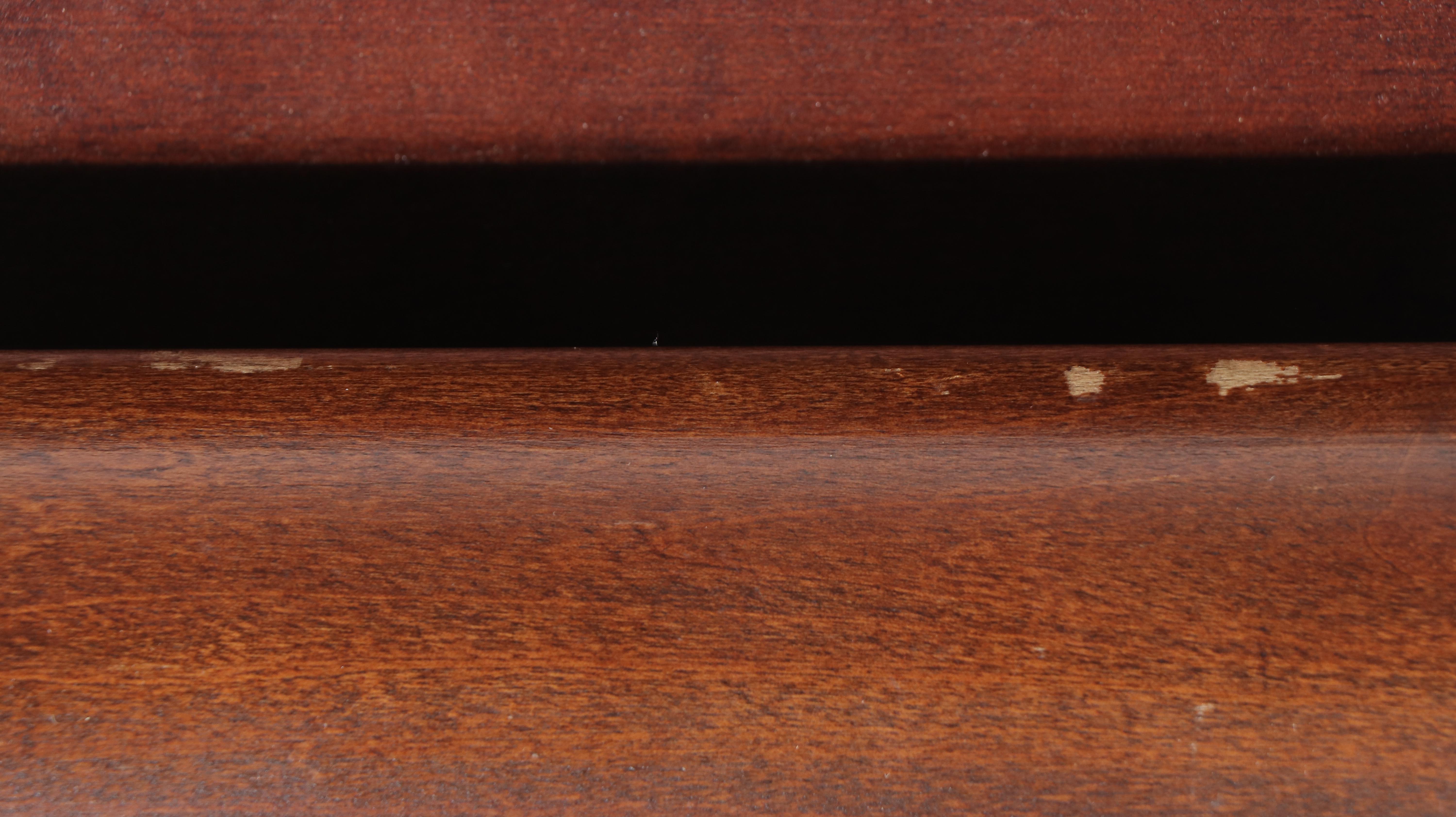 Edwardian Style Walnut Finish Paneled Sleigh Bed Frame | Everything But ...