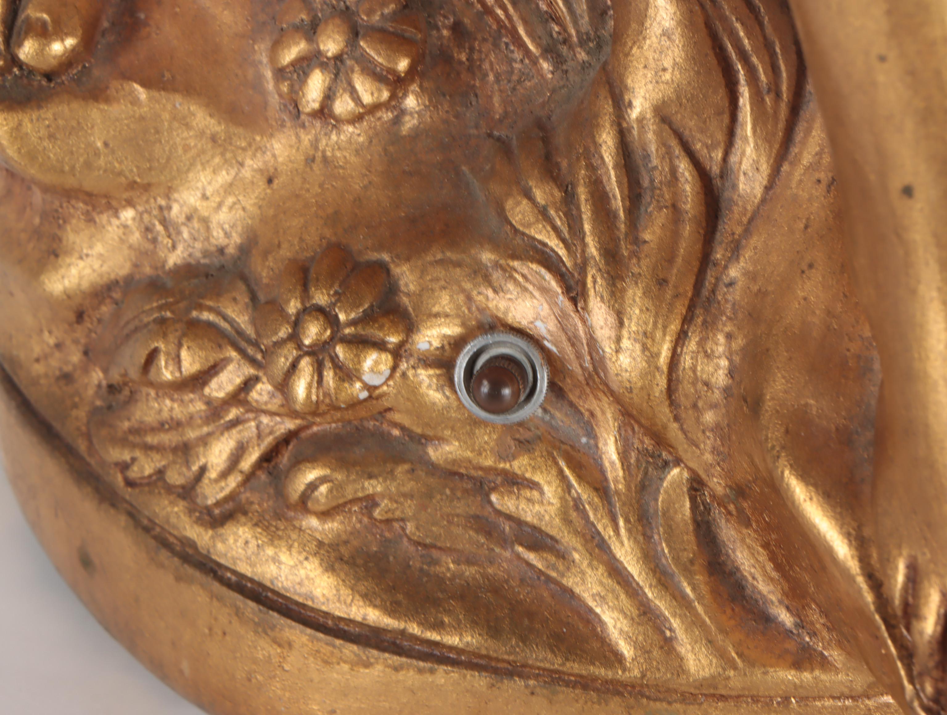 Rococo Style Gilt on Cast Plaster Baluster Lamp with Five Arms, Mid ...