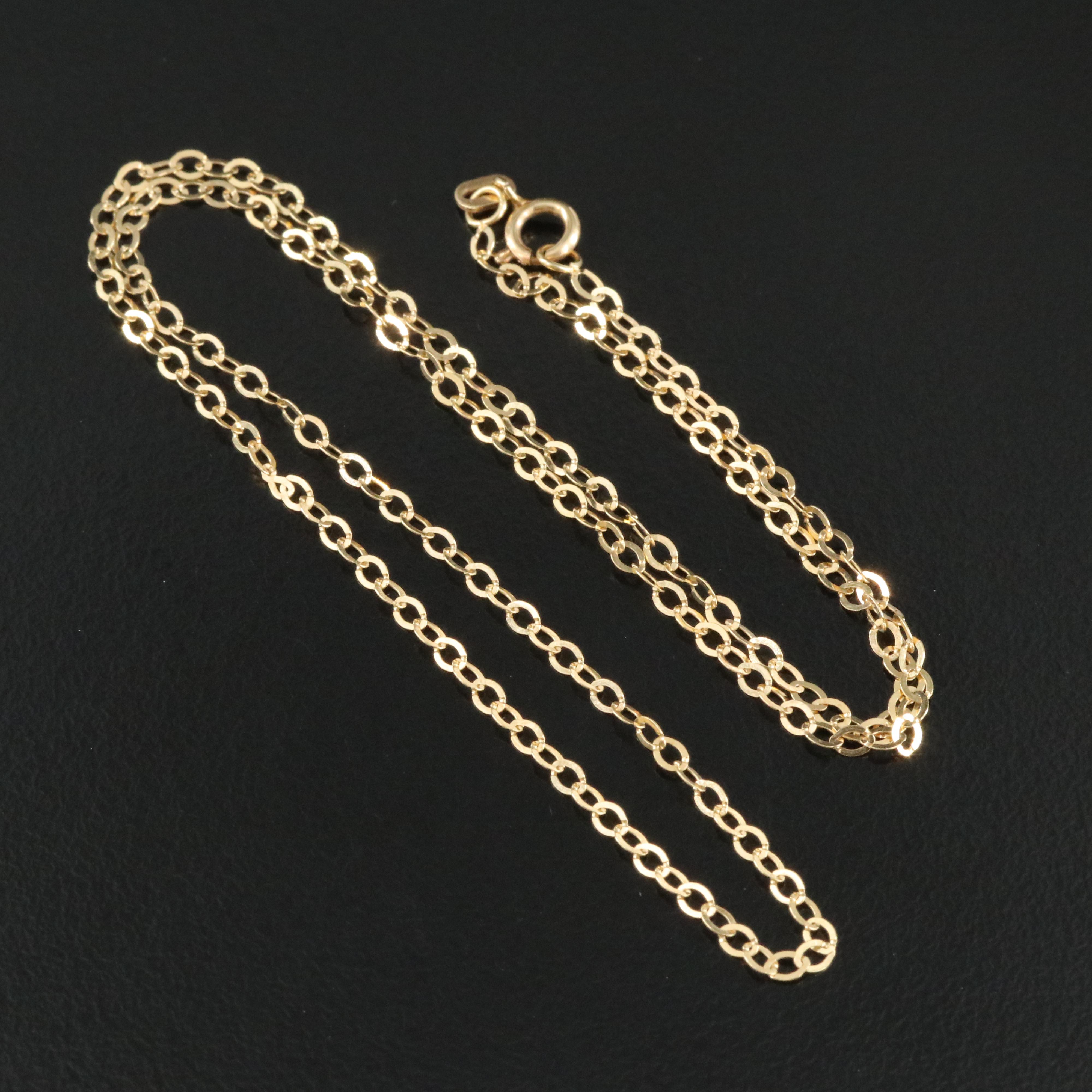 14K Cable Chain Necklace | EBTH