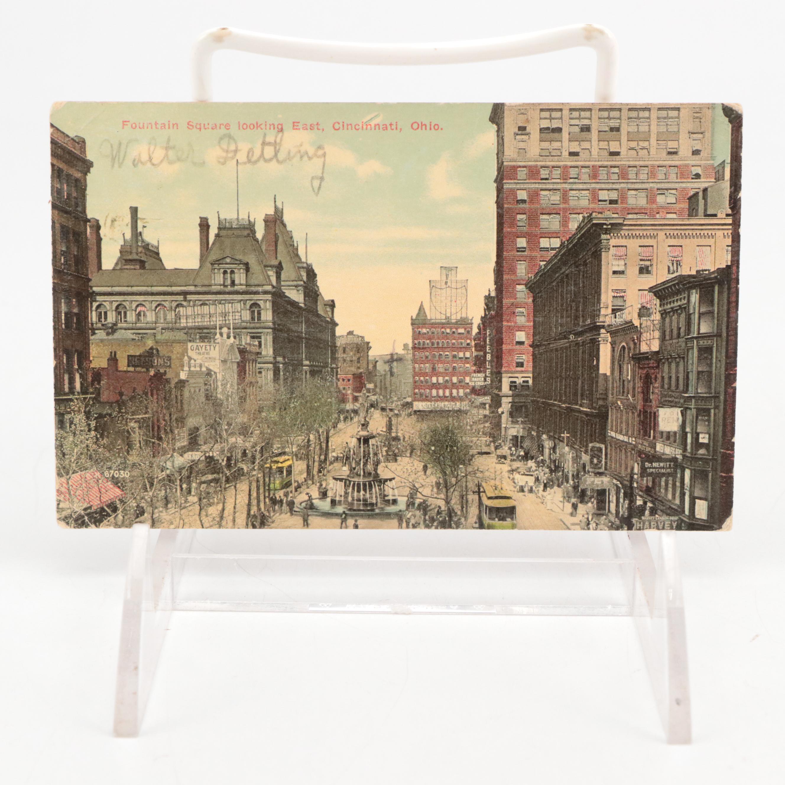 Cincinnati and Covington Souvenir Postcards, Early 20th Century | EBTH