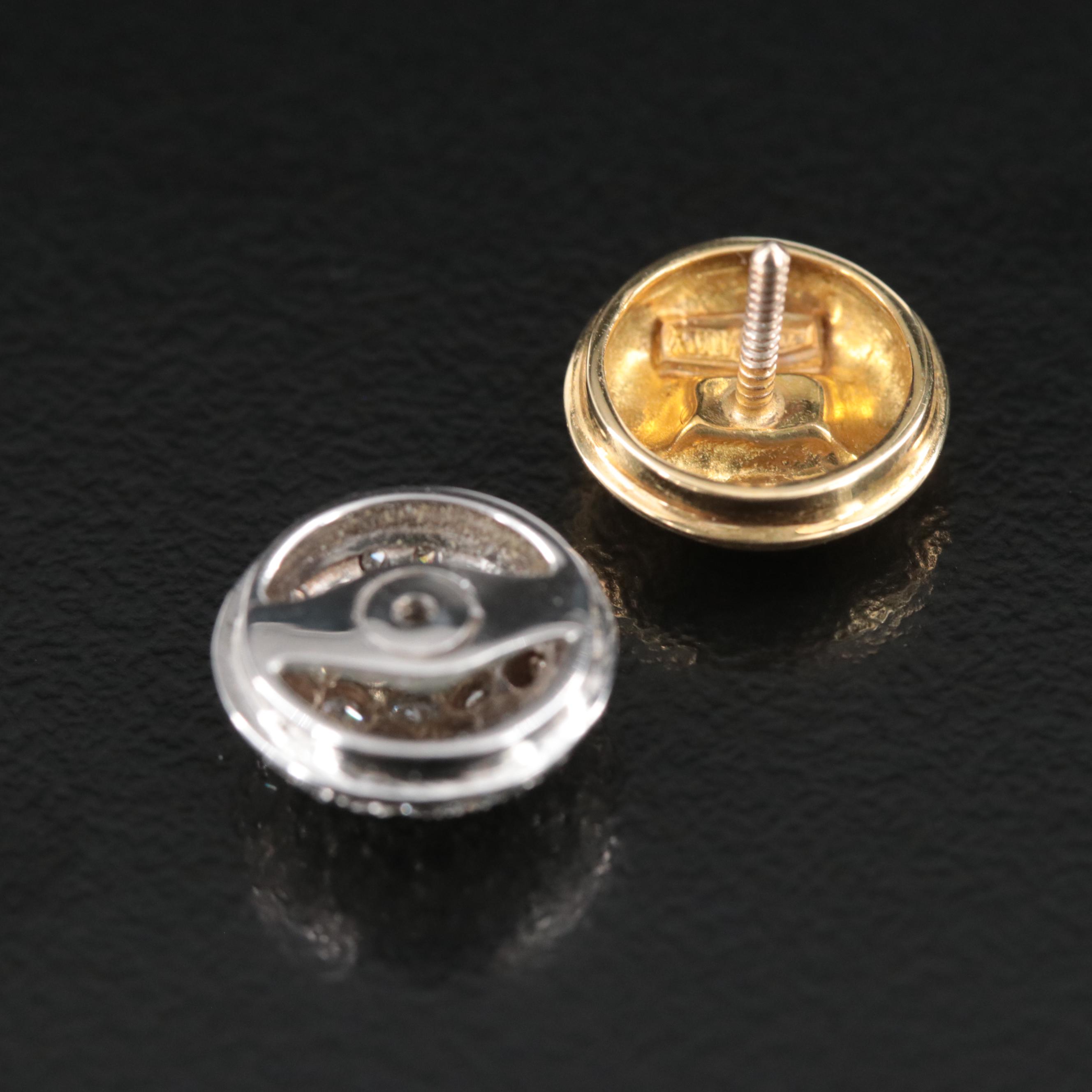 18K Two-Tone 0.58 CTW Diamond Pin | Everything But The House