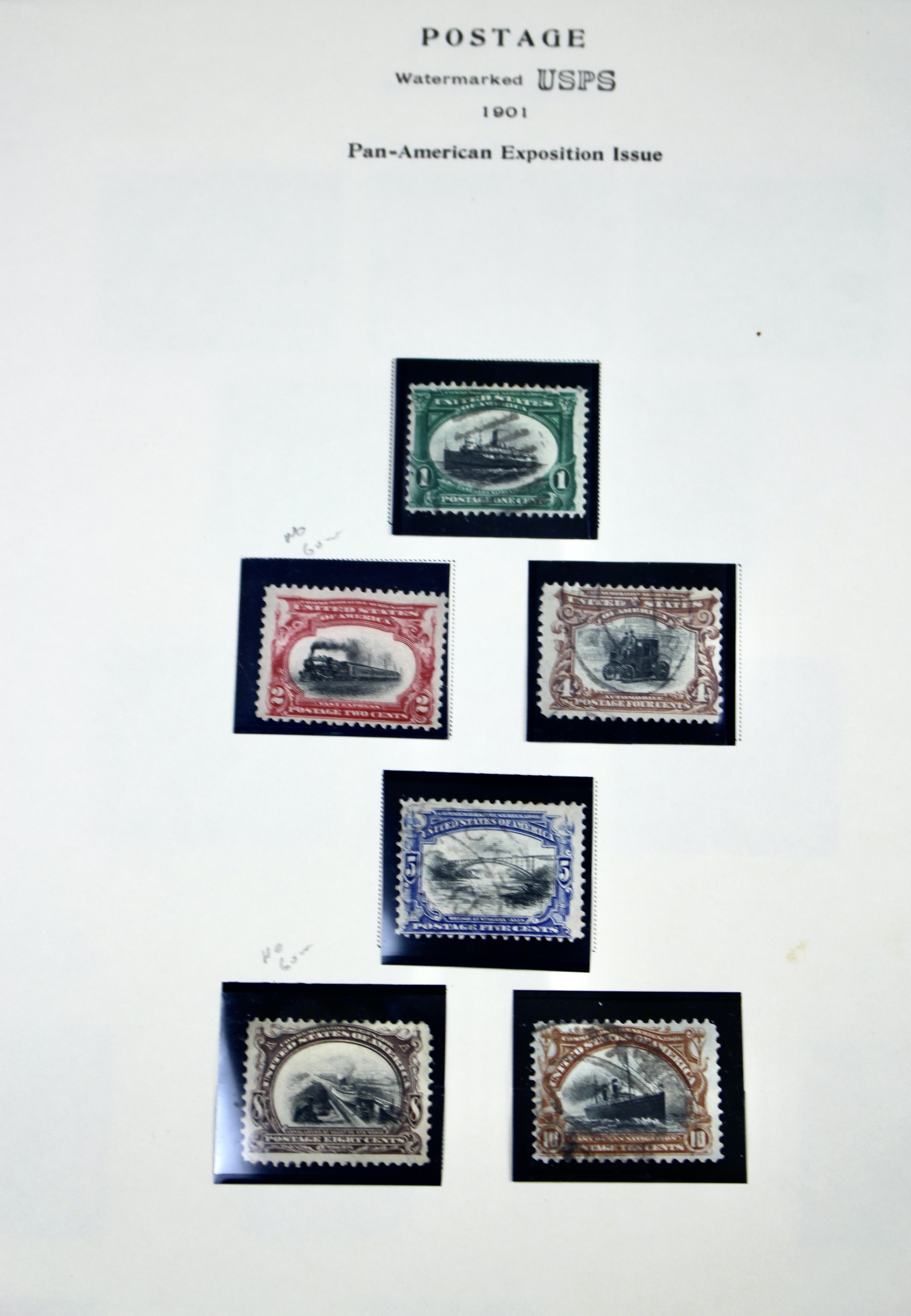 Early U.S. Commemorative Postage Stamp Collection, 1901 to 1935 ...