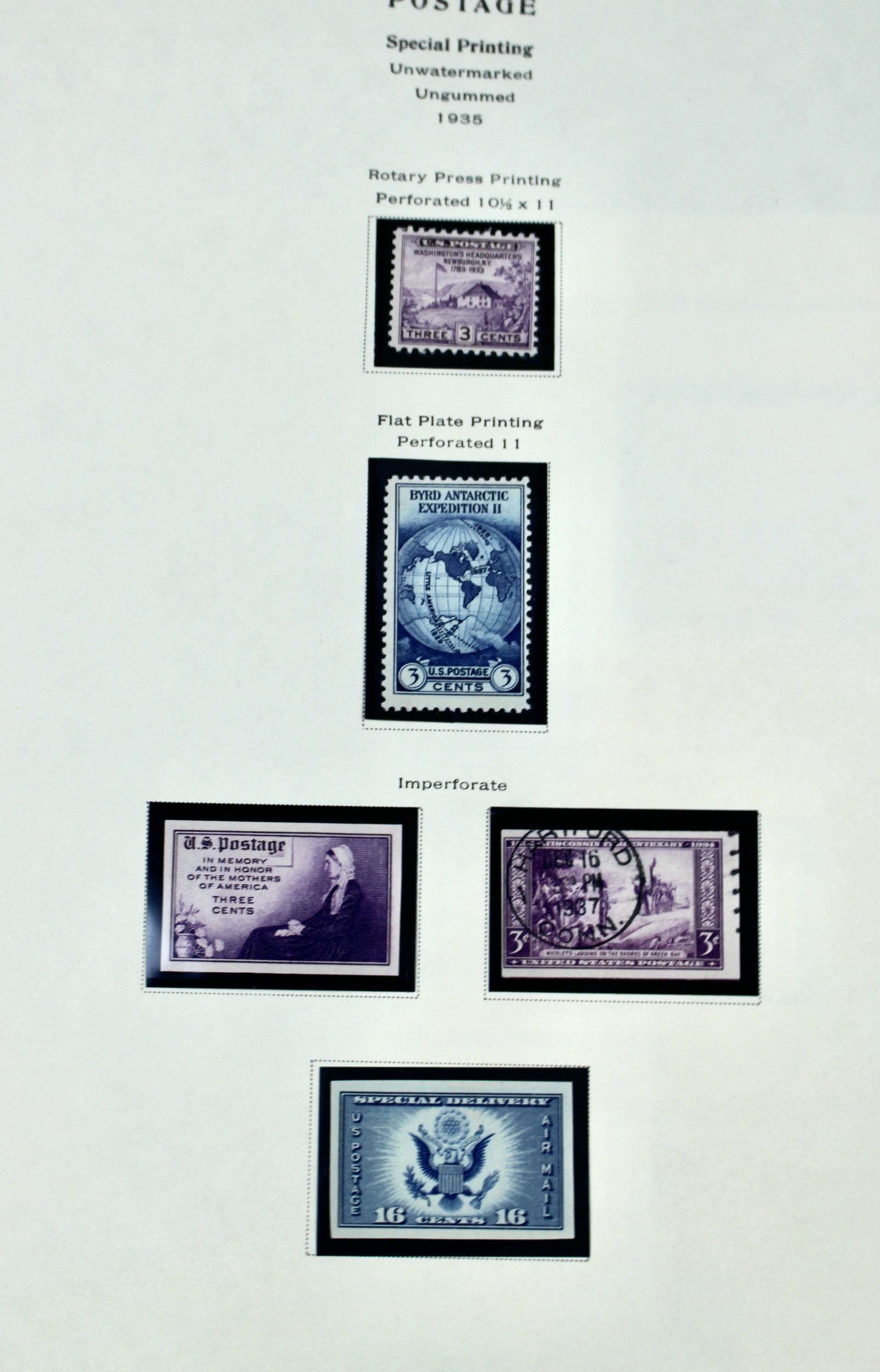 Early U.S. Commemorative Postage Stamp Collection, 1901 to 1935 ...