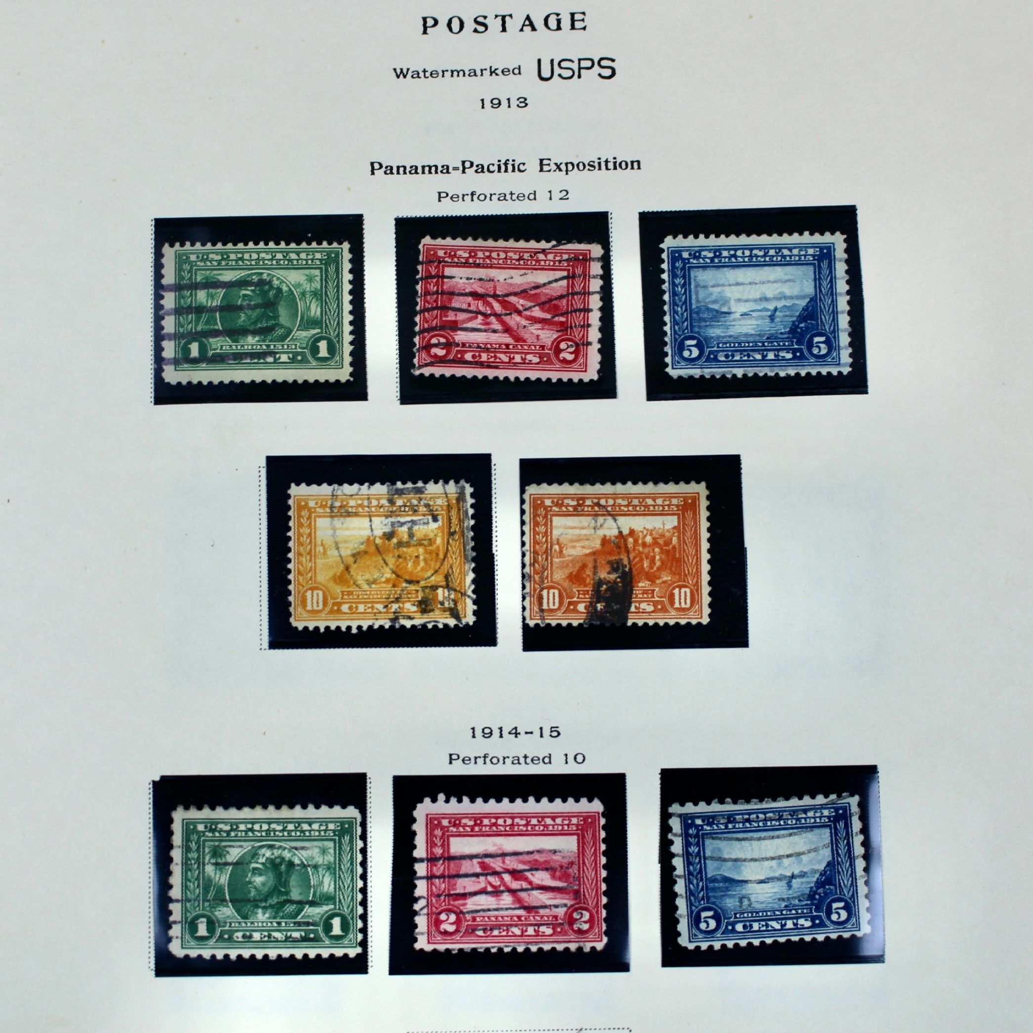 Early U.S. Commemorative Postage Stamp Collection, 1901 to 1935 ...