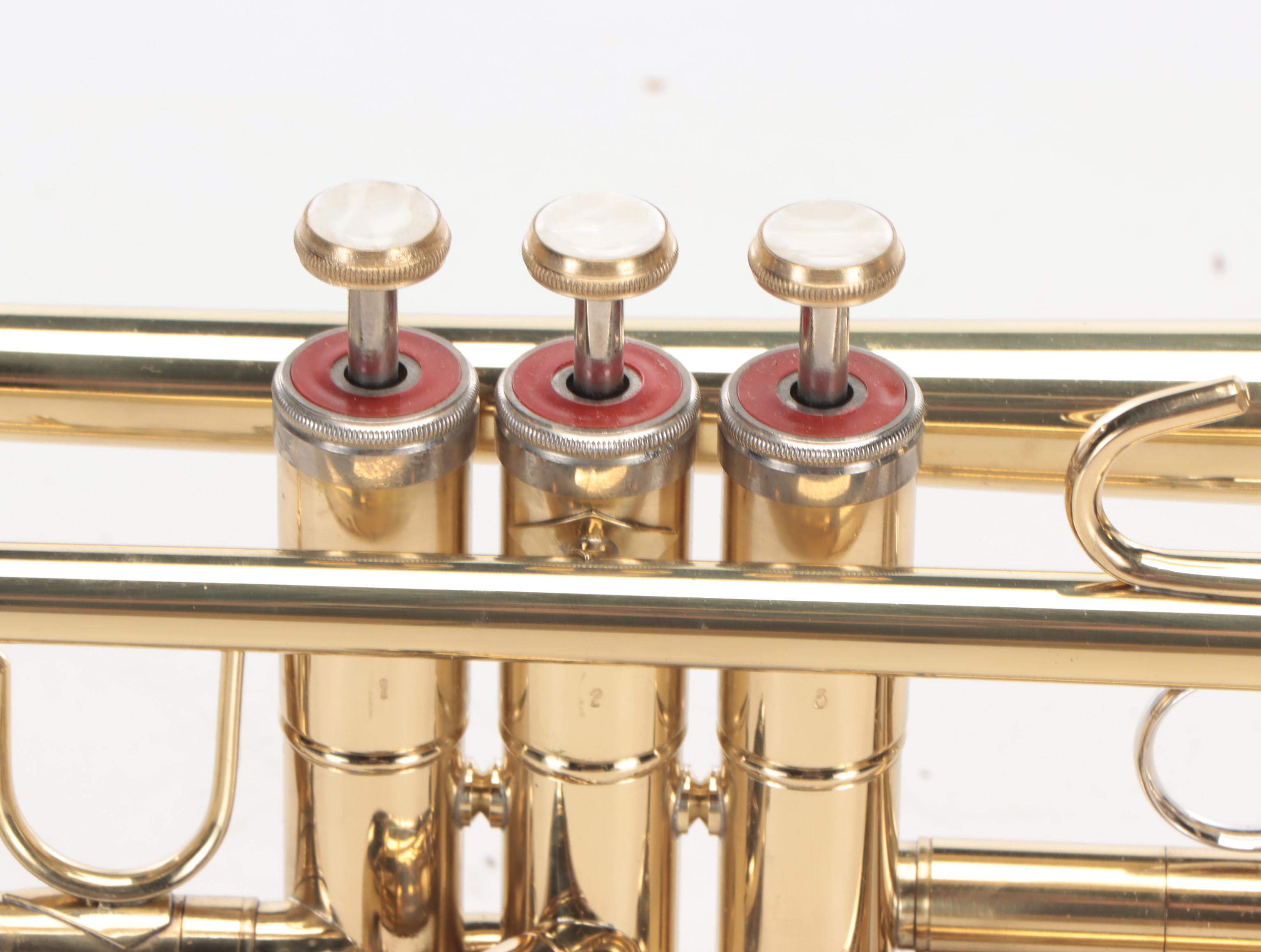 First Act Lacquered Brass Trumpet with Nylon Foam Fitted Case | EBTH