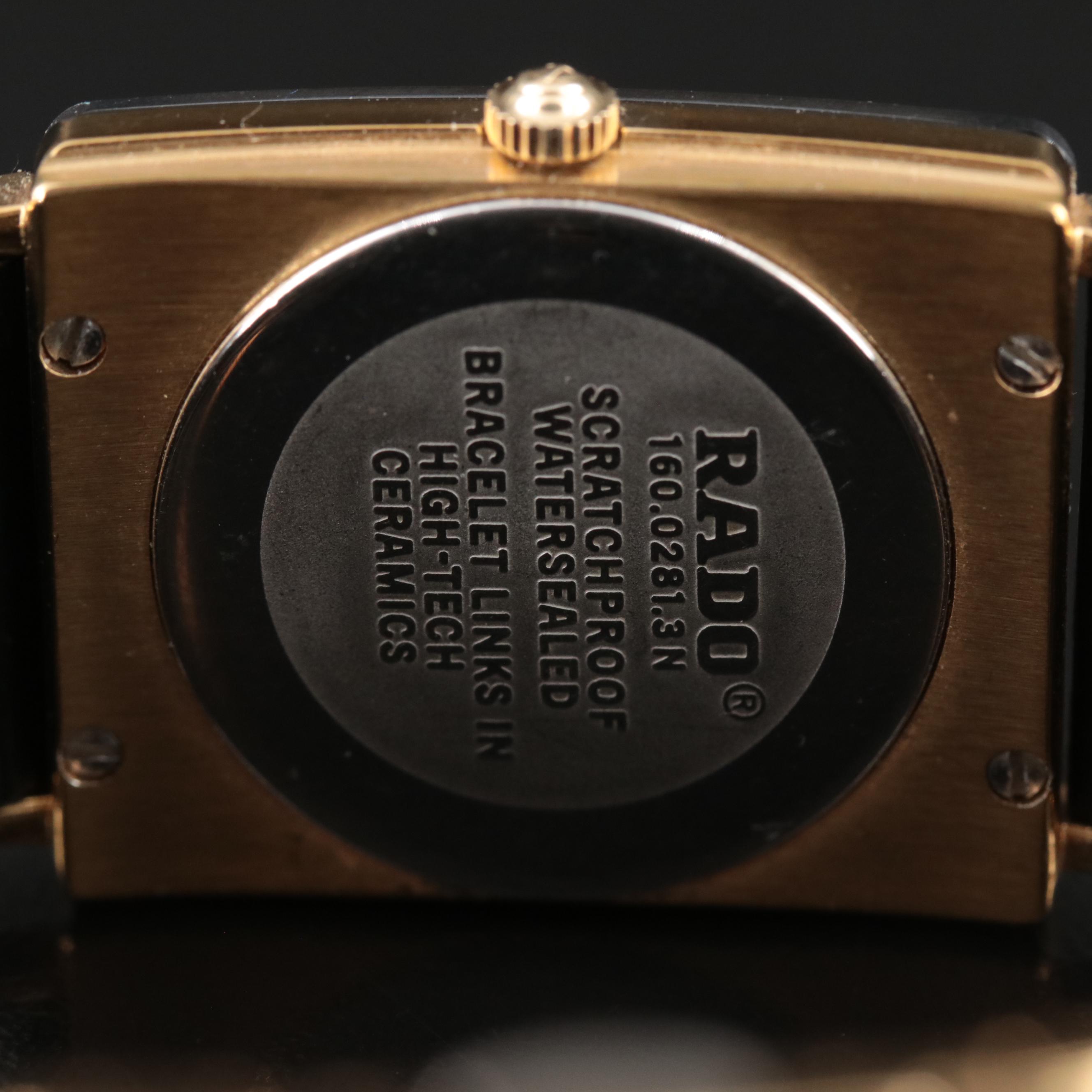 Rado Diastar Ceramic Stainless Steel and Titanium Date Watch | EBTH