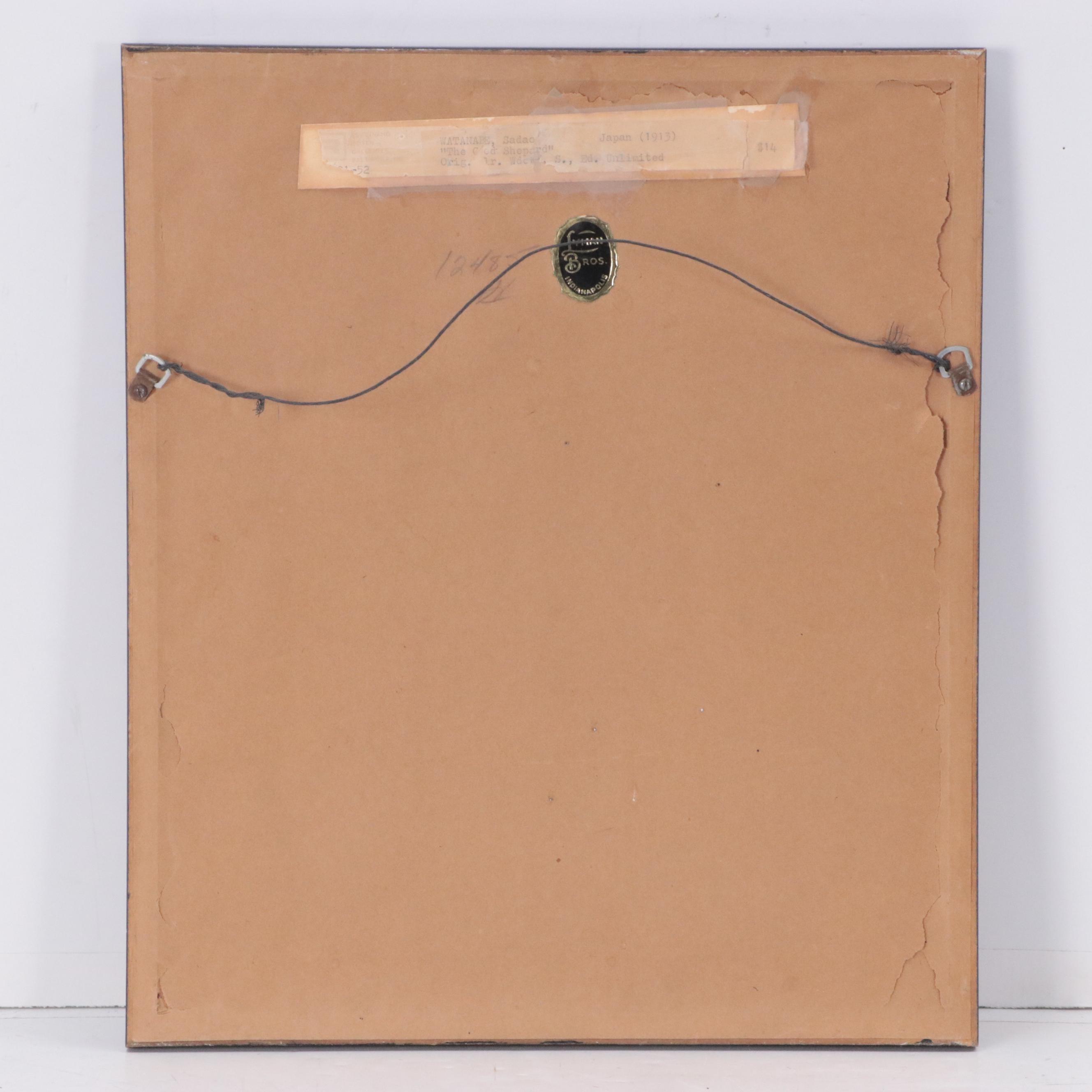 Sadao Watanabe Kappazuri "The Good Shepherd," 1968 | Everything But The ...