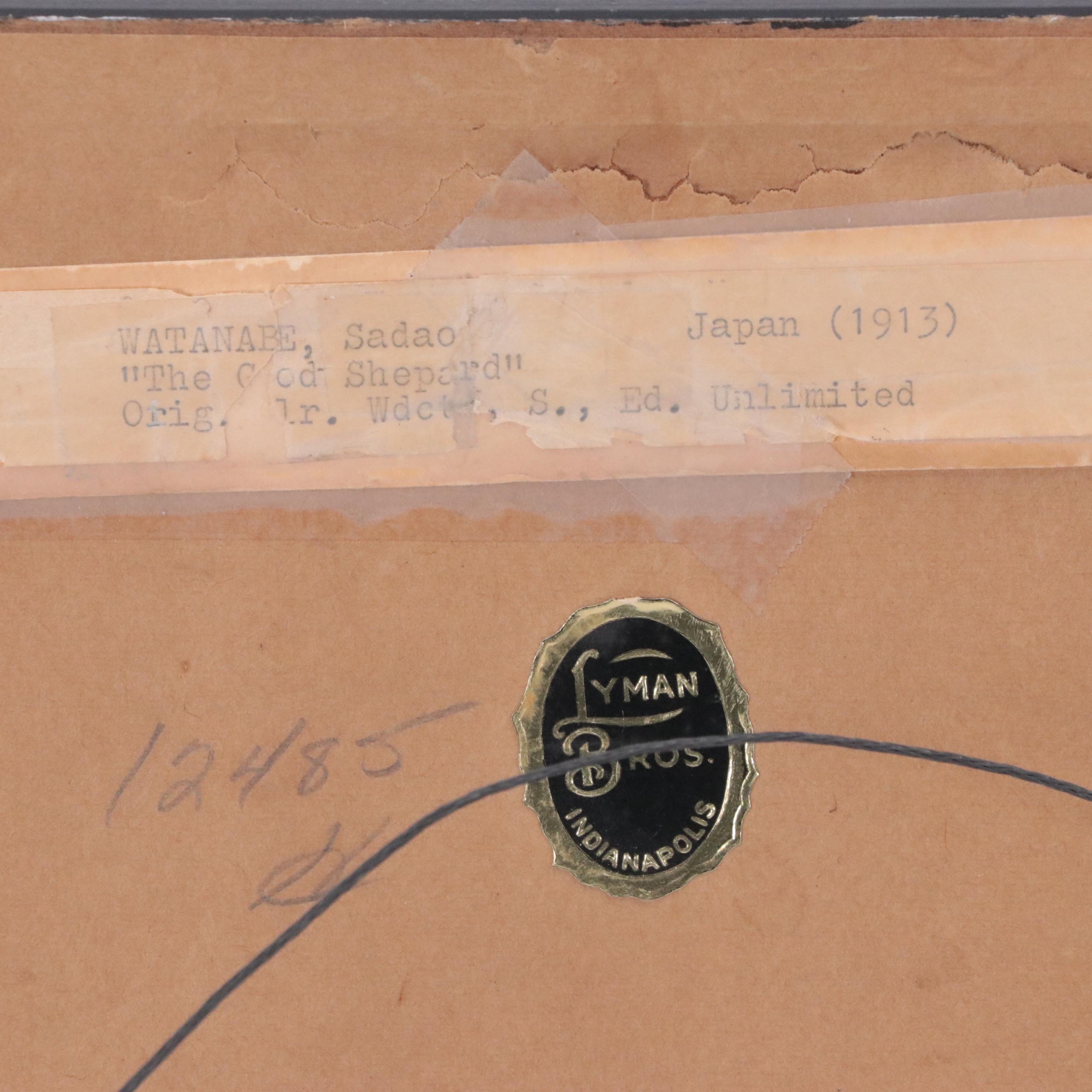 Sadao Watanabe Kappazuri "The Good Shepherd," 1968 | Everything But The ...