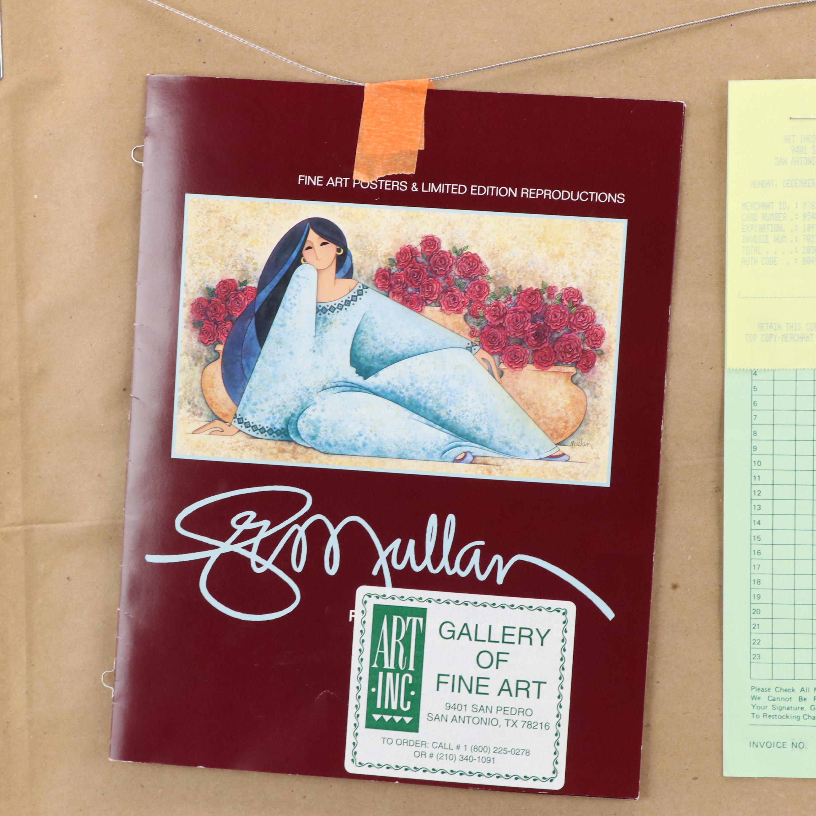 G. E. Mullan Watercolor Painting "The Gift of the Harvest," Circa 1995 ...