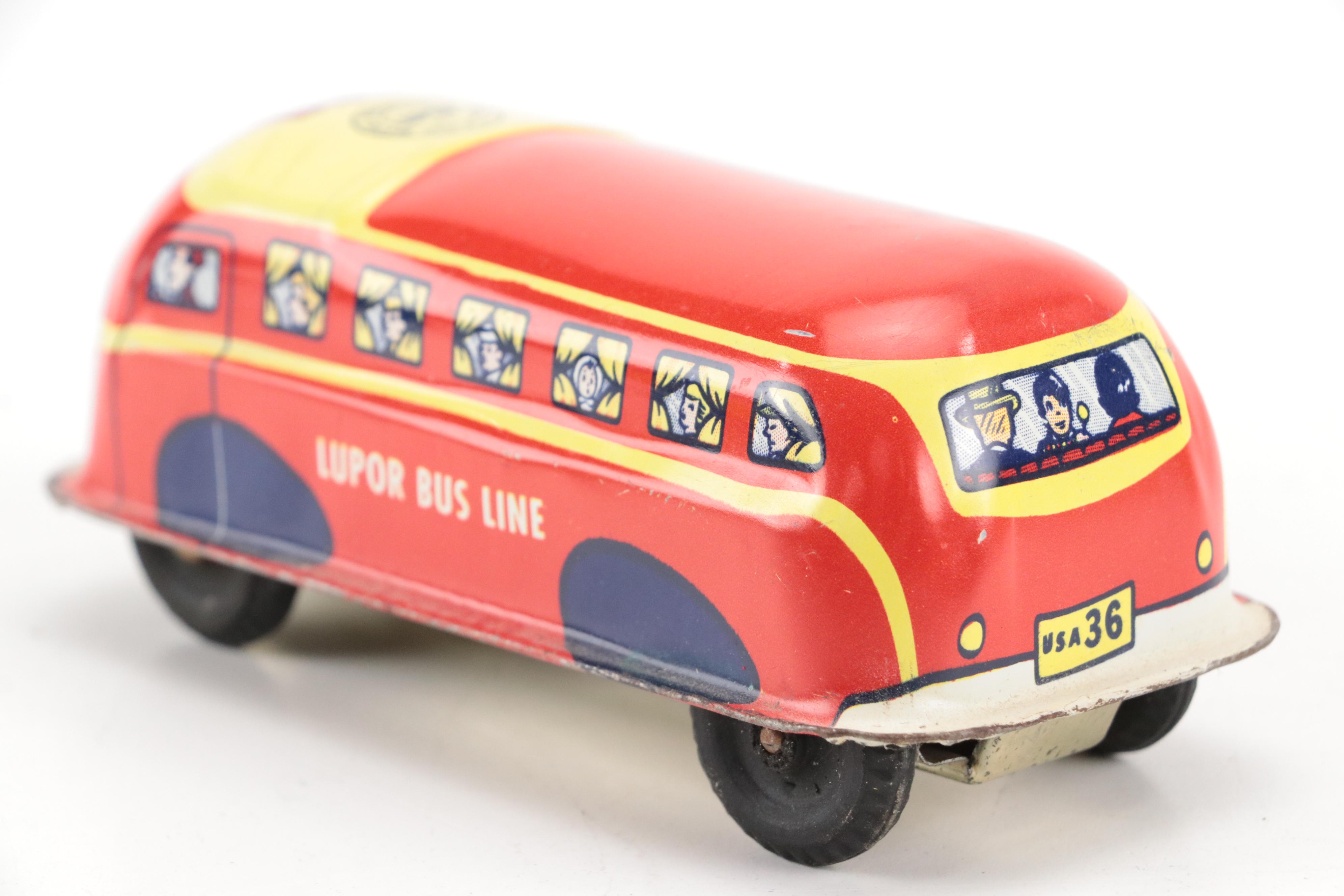 Lupor Metal Products Tin Litho Friction Motor Perpetual Motion Cars ...