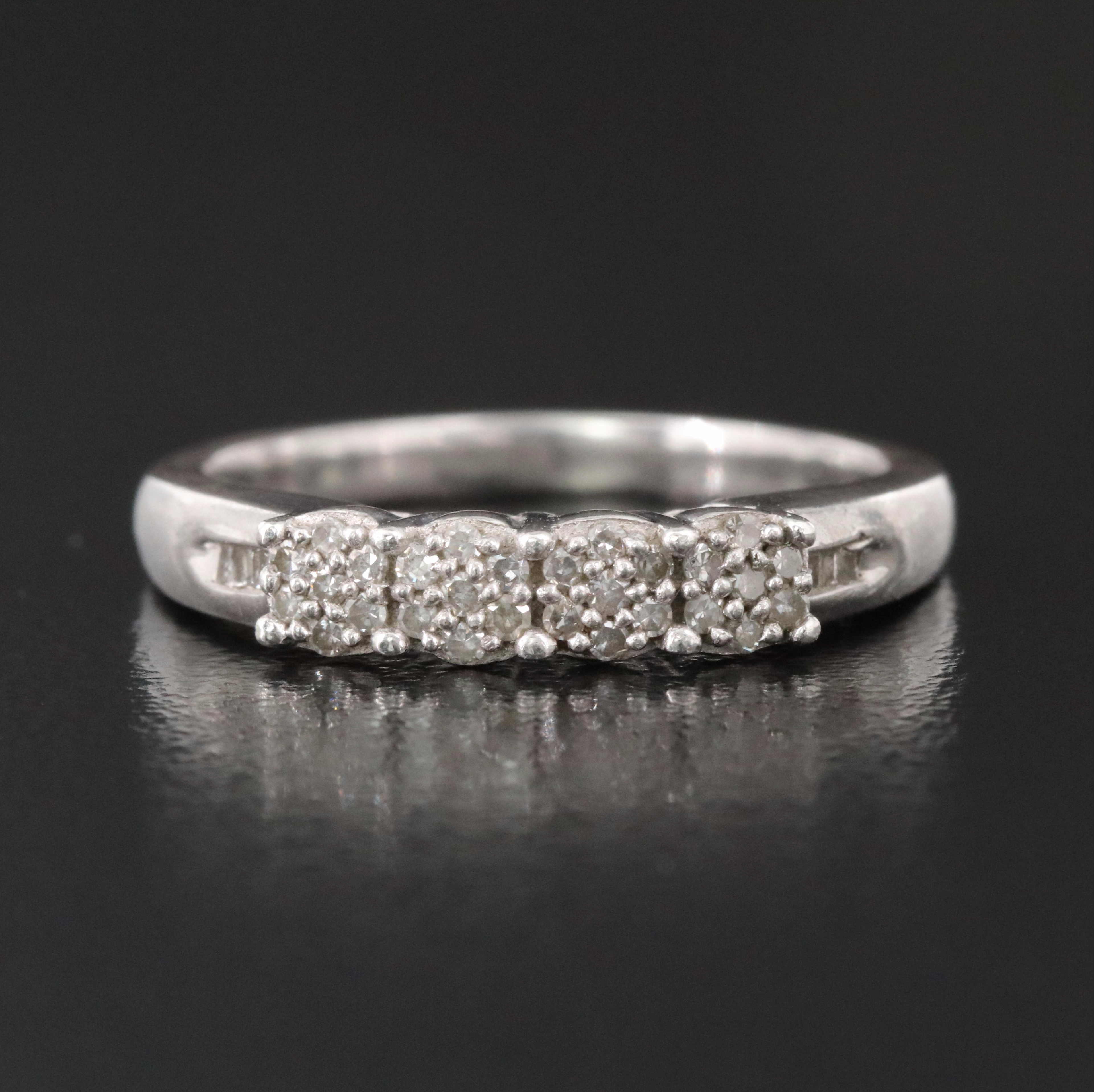 Sterling Diamond Ring | EBTH