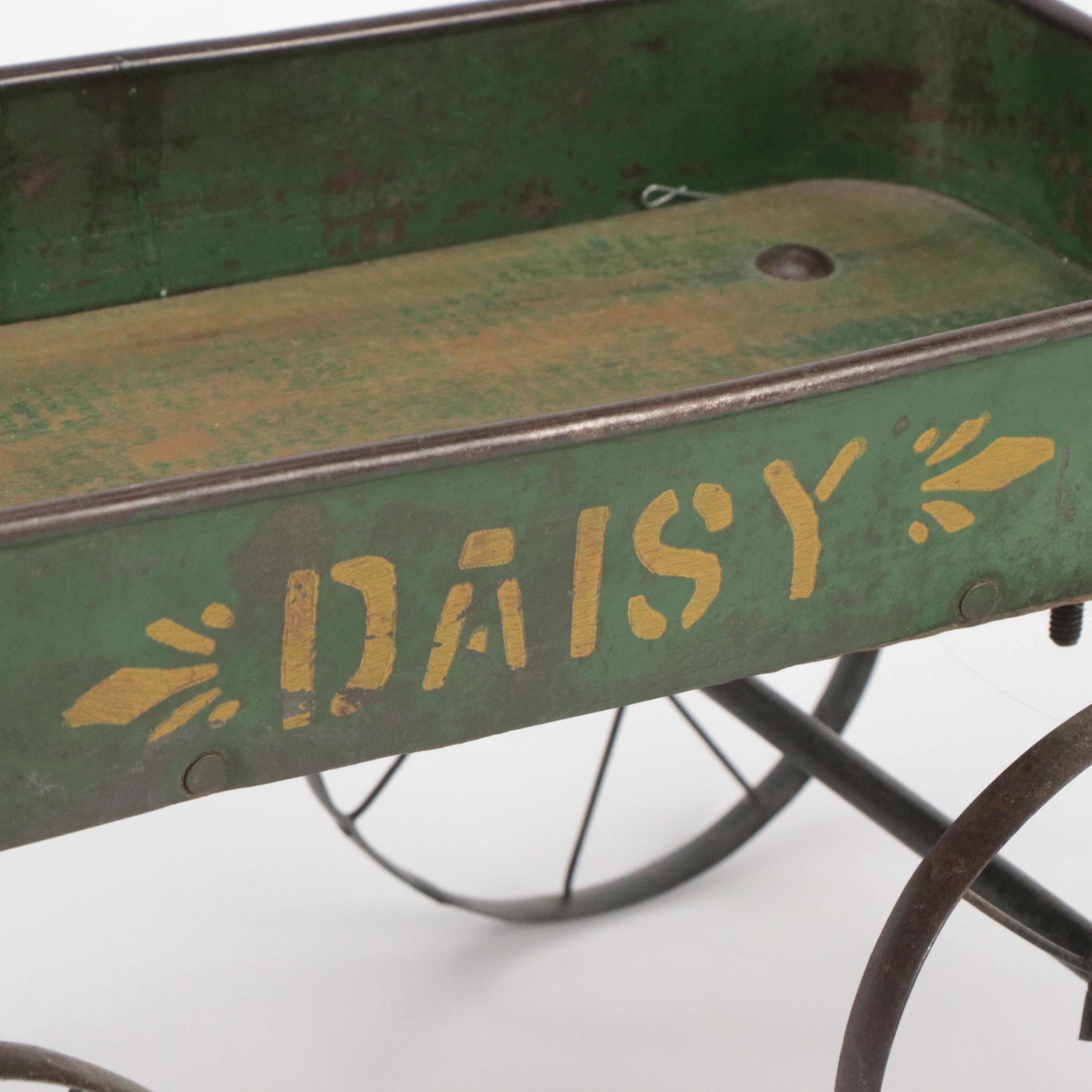 Child's Daisy Stenciled Pull Carts, Early 20th Century | Everything But ...