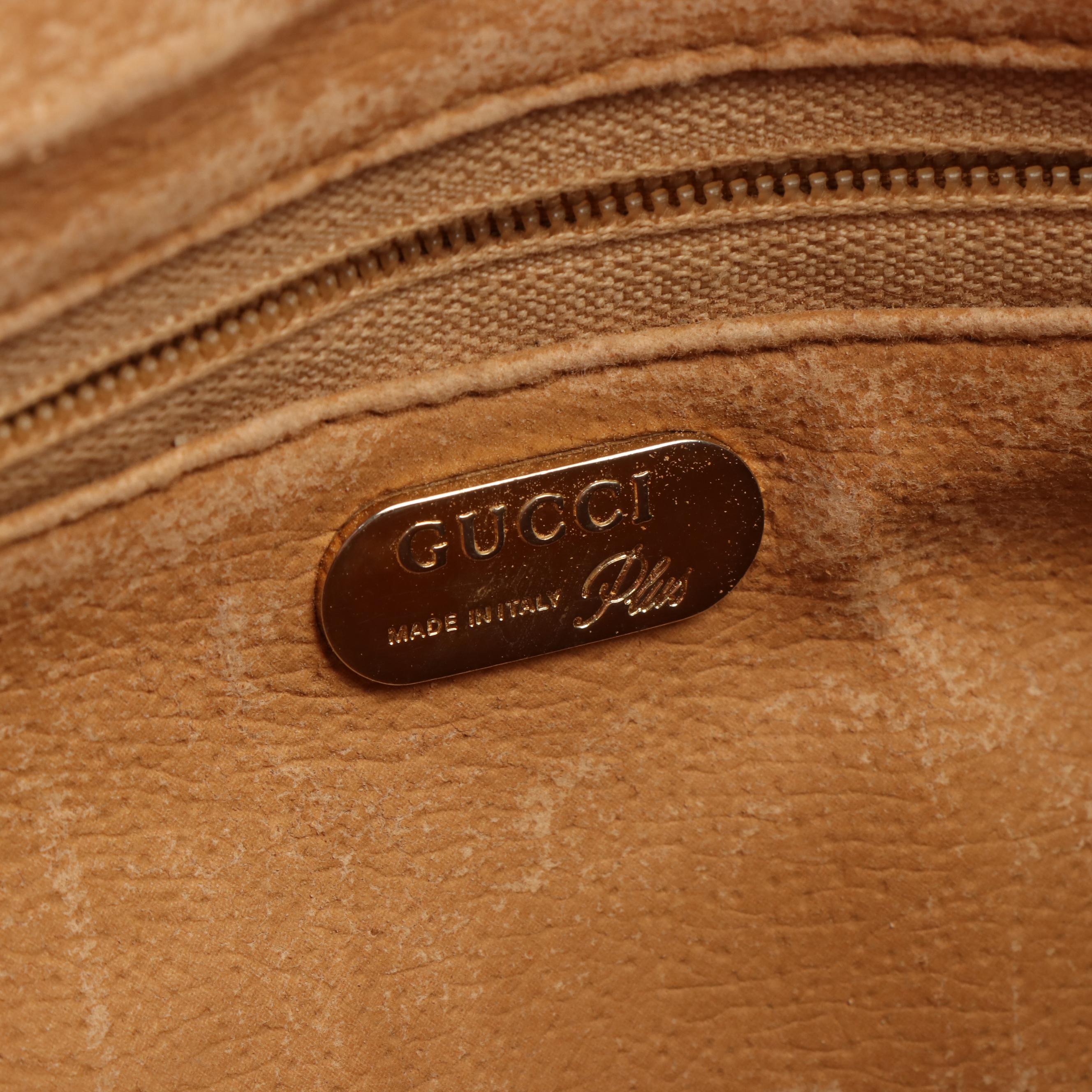 Gucci Plus Crossbody Bag in GG Plus Monogram Coated Canvas and Leather ...